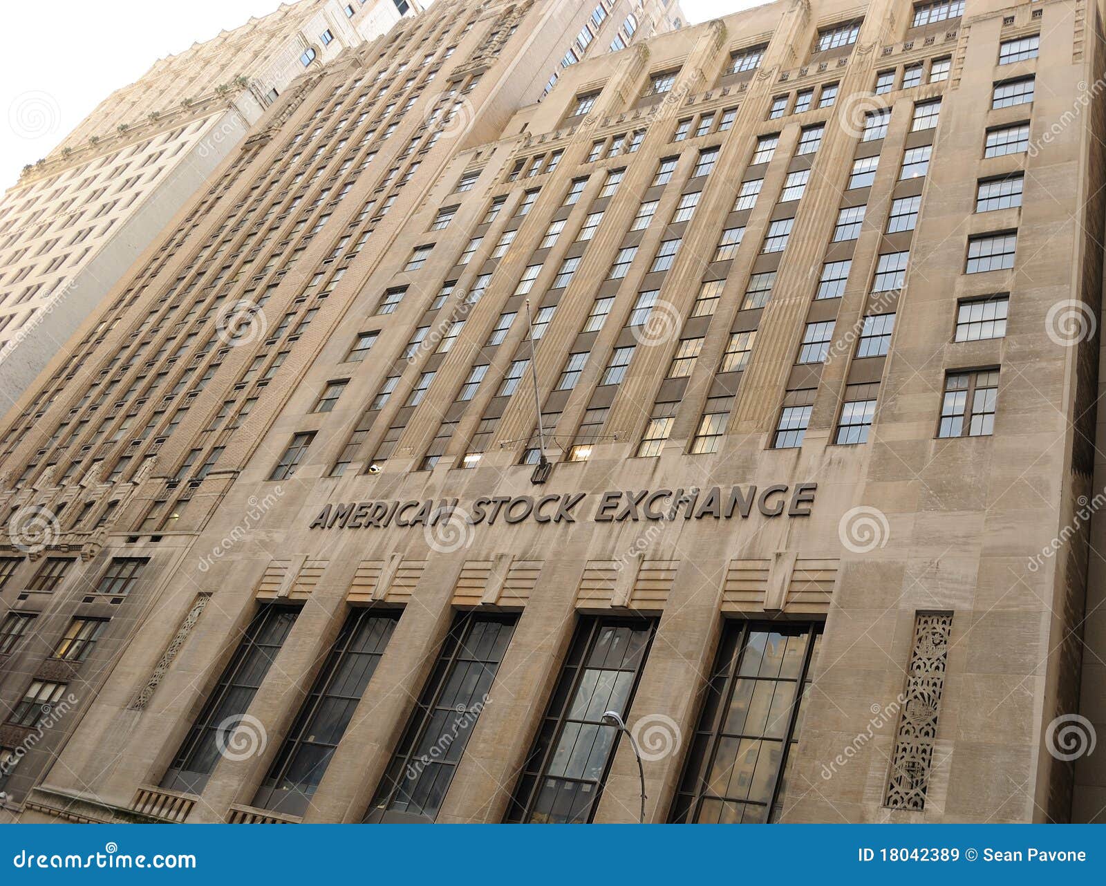 American Stock Exchange editorial stock image. Image of united - 18042389