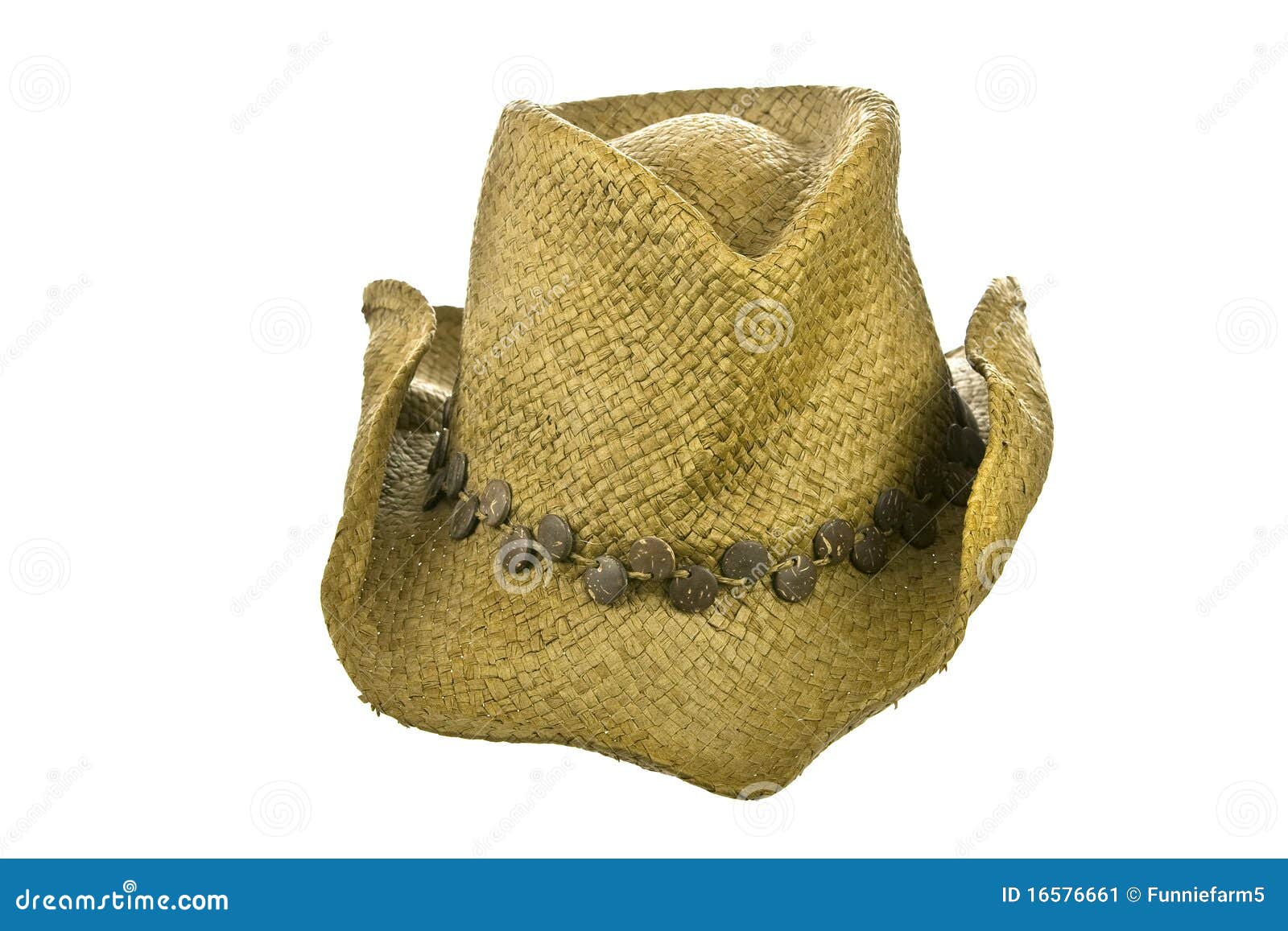 American Straw Worn Cowboy Hat Stock Photo | CartoonDealer.com #16576260