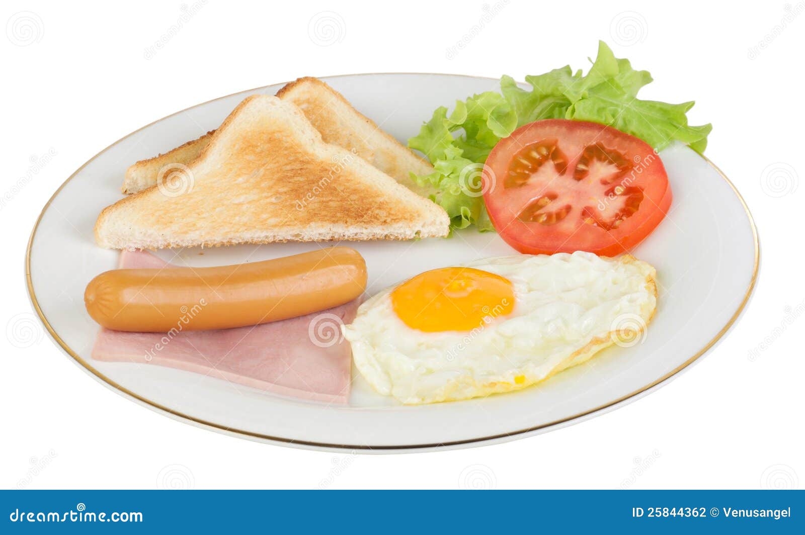 American style breakfast stock photo. Image of table - 25844362