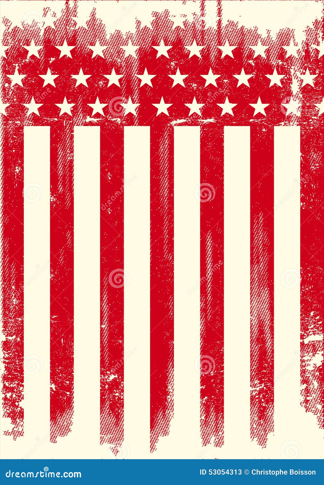 American Style red poster stock vector. Illustration of background ...