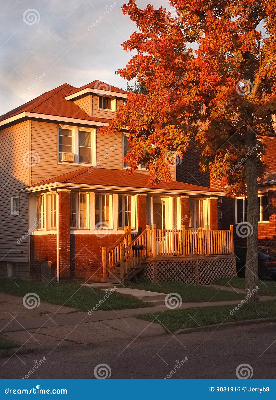 American suburban home stock photo. Image of american - 9031916