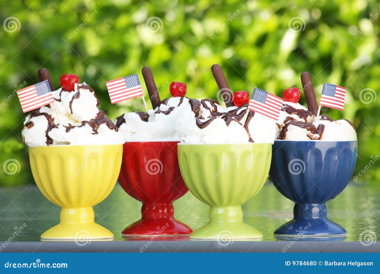 American sundaes stock photo. Image of fourth, celebration - 9784680
