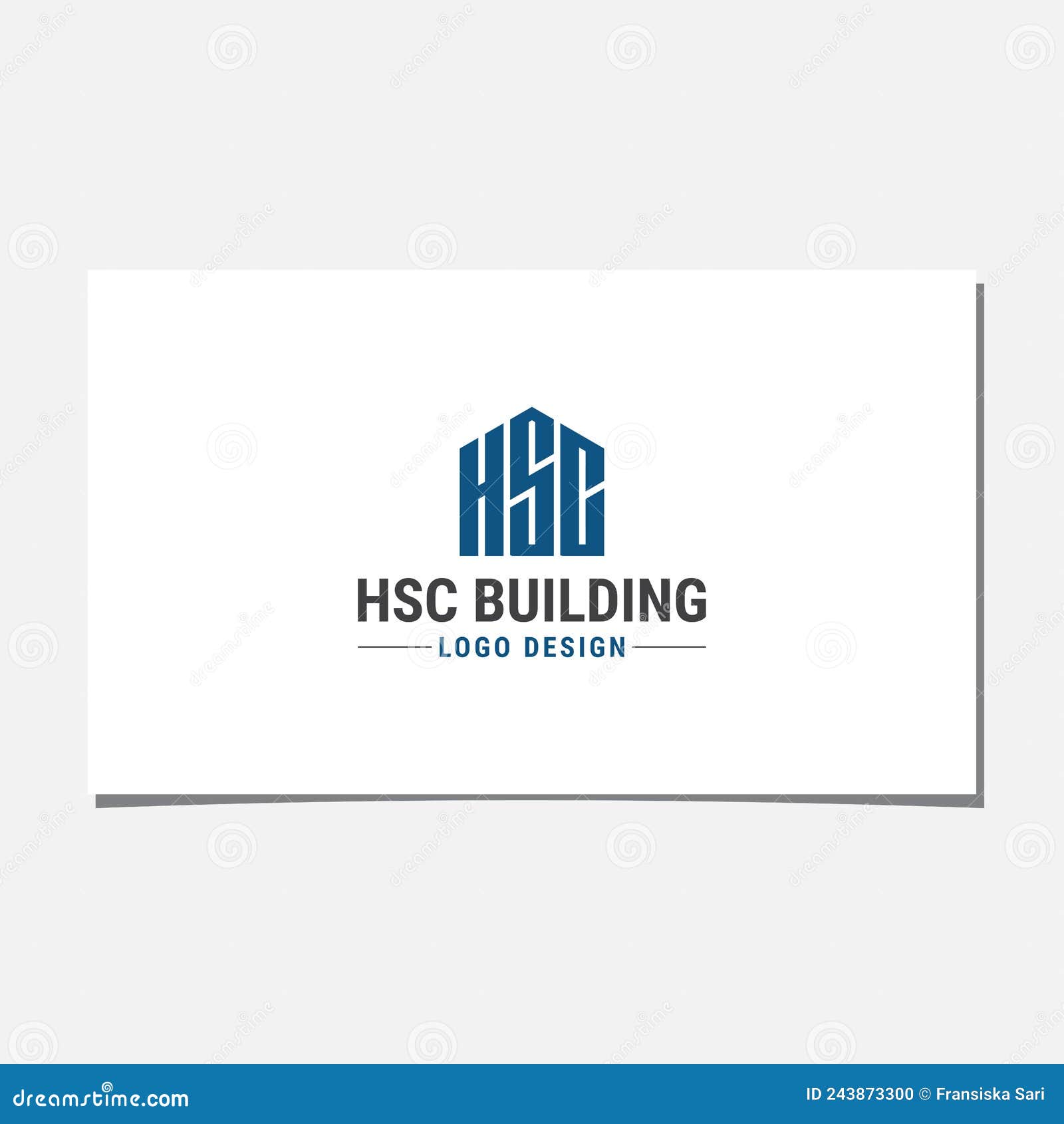HSC BUILDING LOGO stock vector. Illustration of modern - 243873300