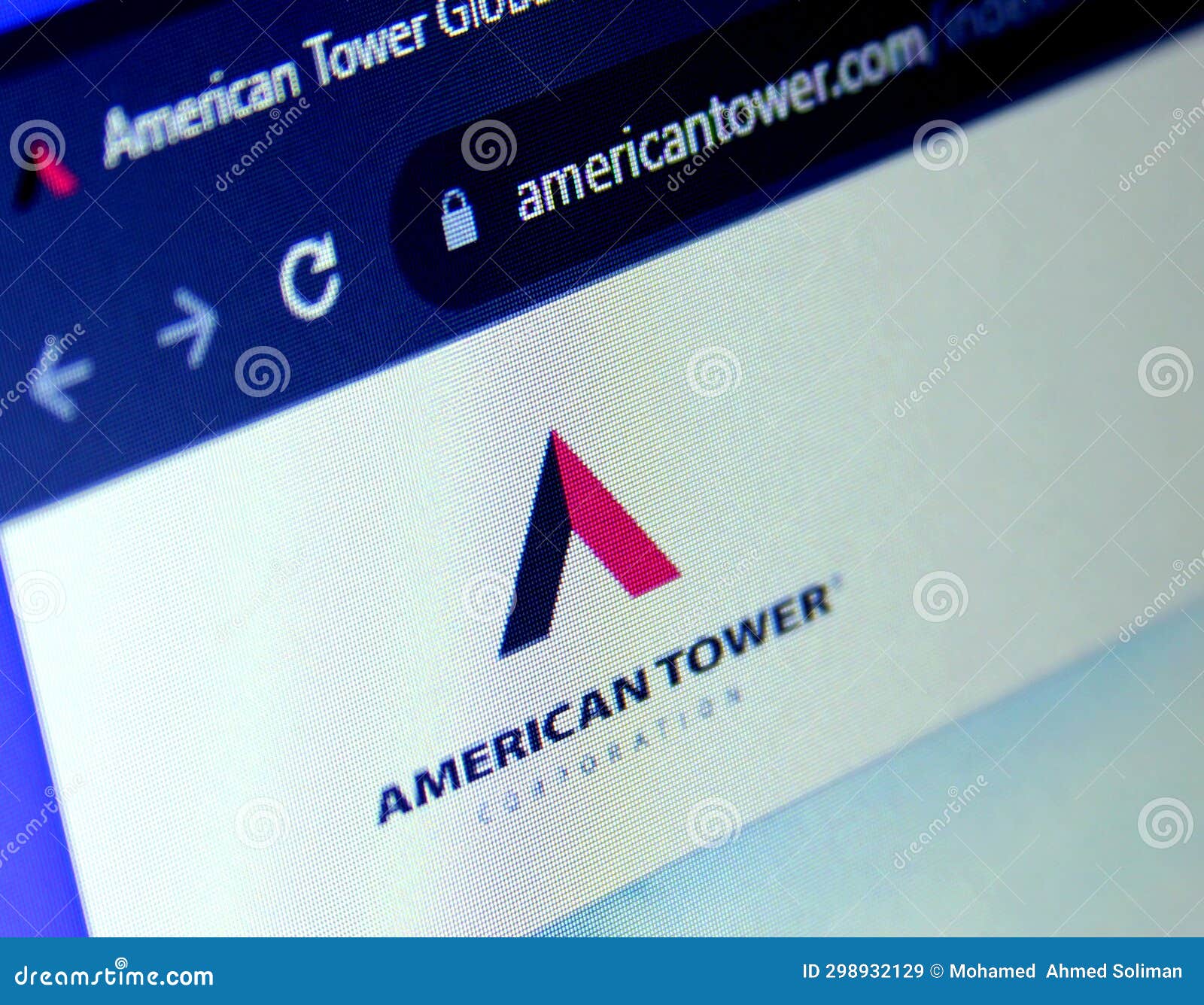 American Tower company editorial stock image. Image of mobile - 298932129