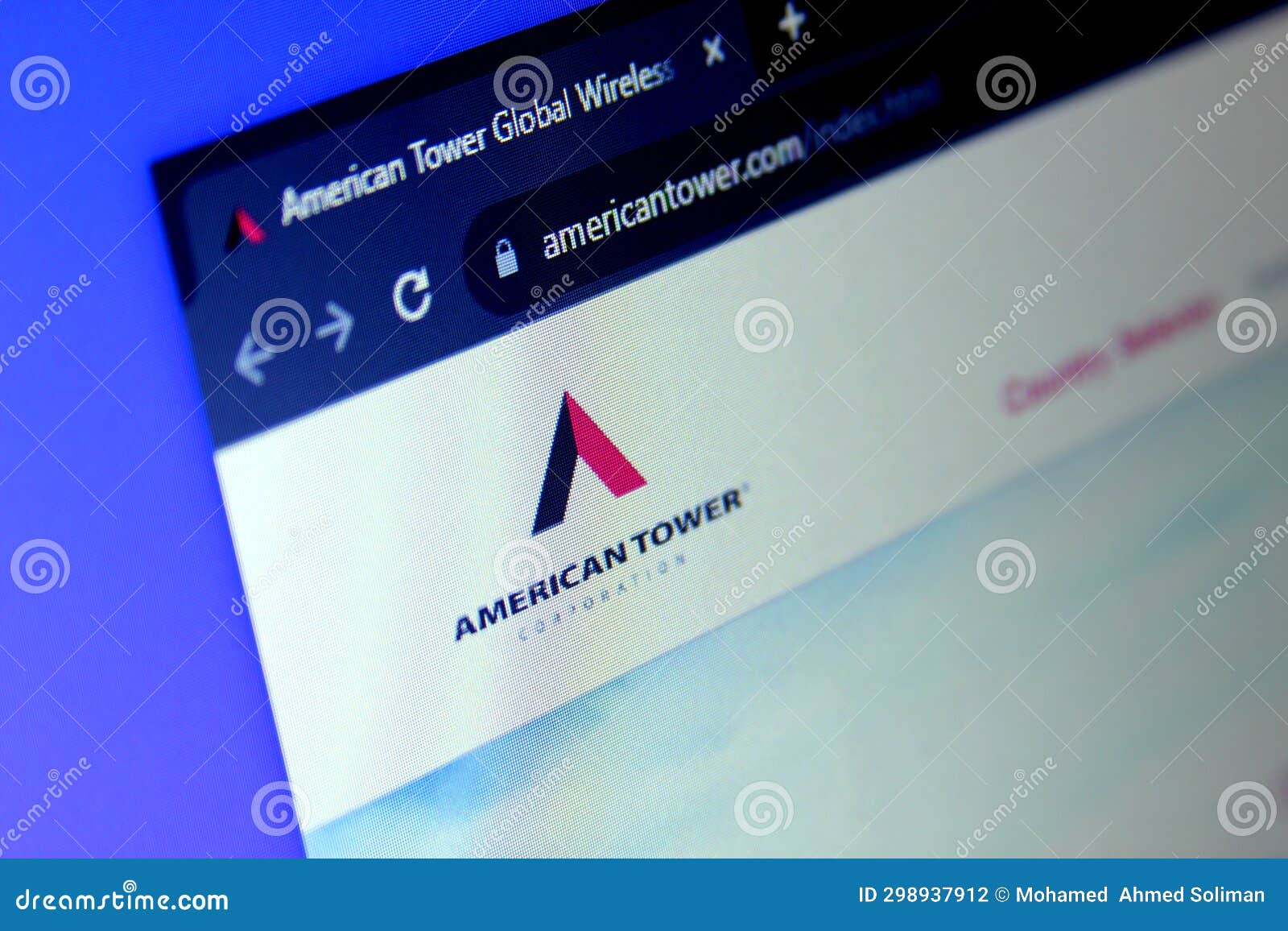 American Tower company editorial photography. Image of business - 298937912
