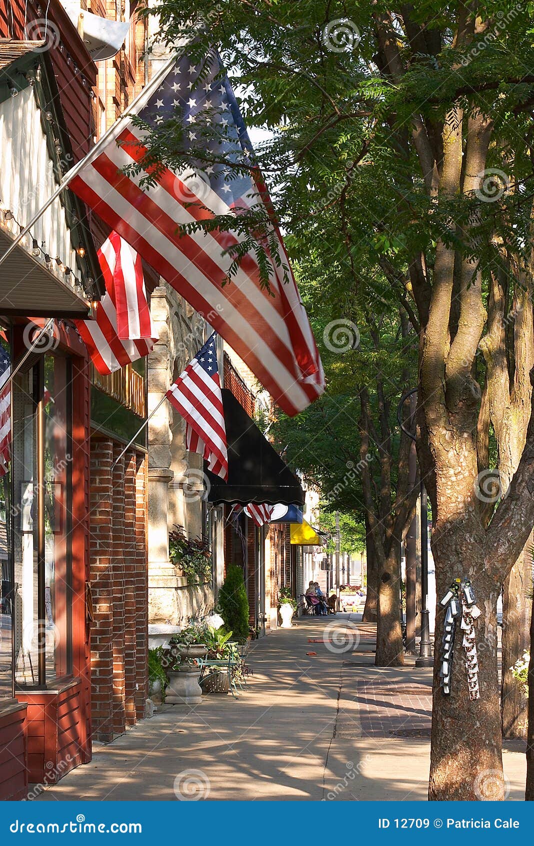American Town stock image. Image of stores, friendly, store - 12709