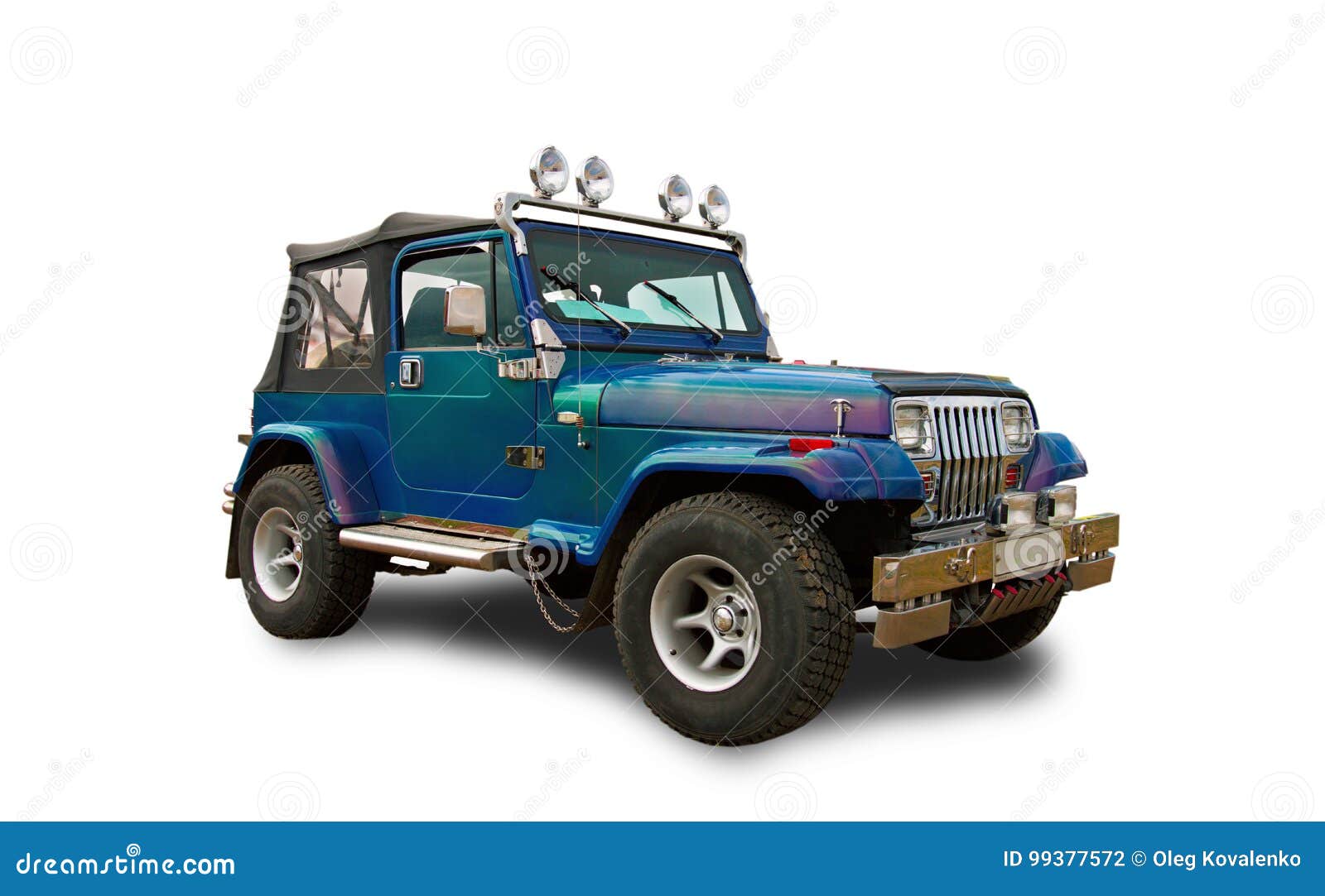 American Tuning Off-road Car. White Background. Editorial Photography ...