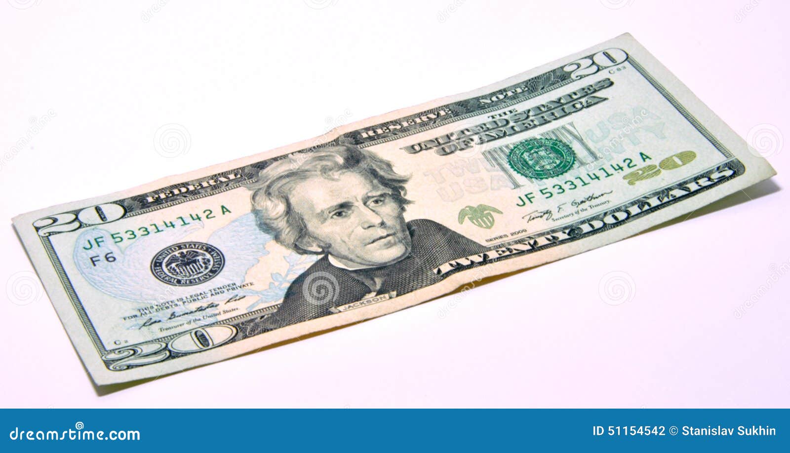 American 20 U.S stock photo. Image of greenback, bill - 51154542