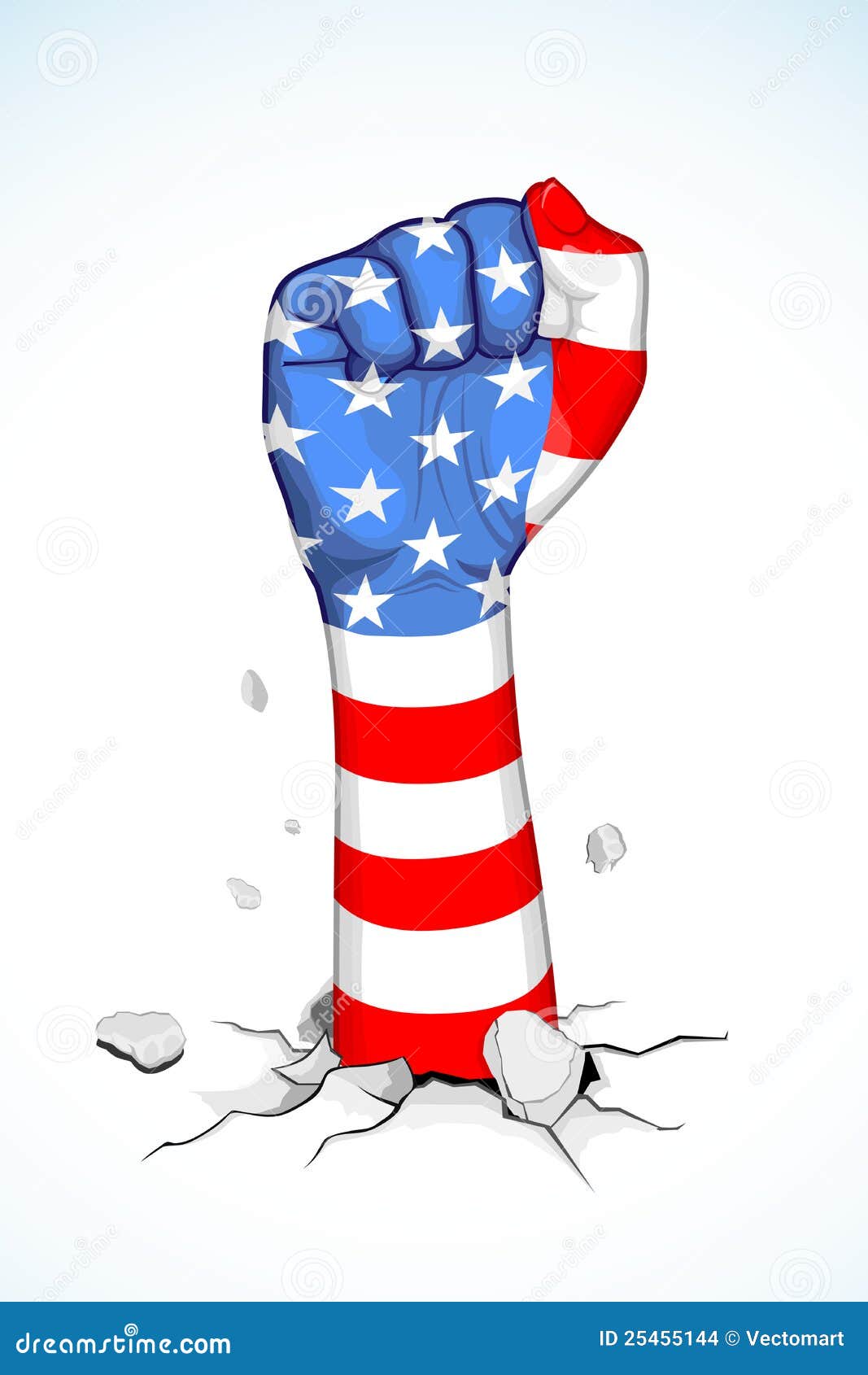 American Unity stock illustration. Illustration of power - 25455144