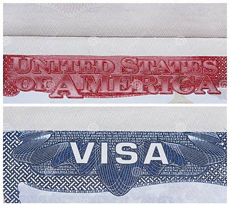 American US visa stock photo. Image of international - 21253186