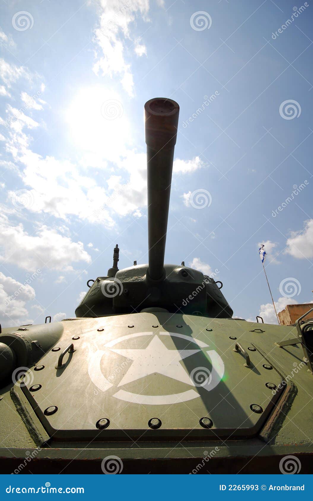 American Vintage Military Tank Stock Image - Image of shell, star: 2265993