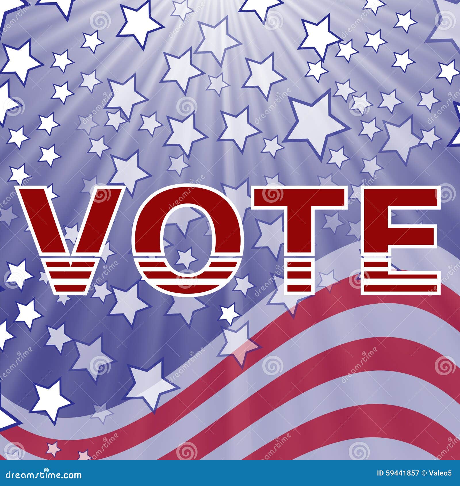 American Vote stock illustration. Illustration of democracy - 59441857