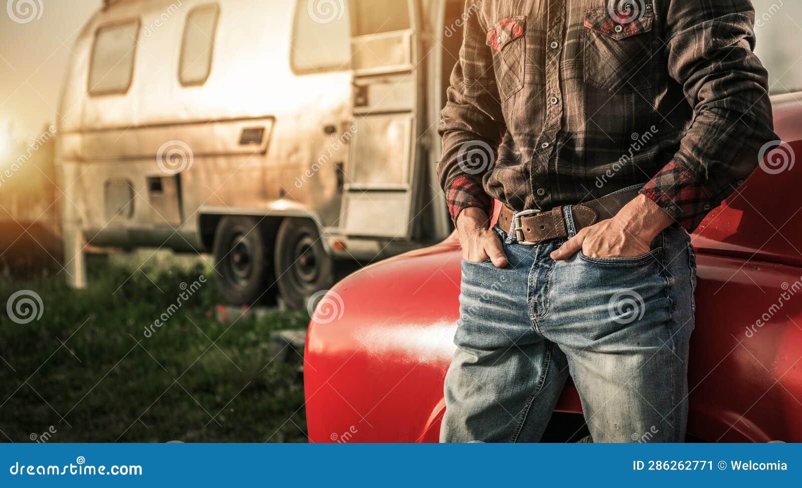 American West Cowboy with Hands in His Pants Pockets Stock Image ...