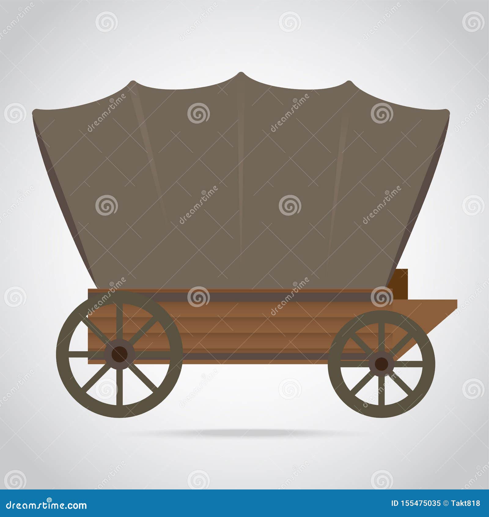 Chuck Wagon Cartoon Vector | CartoonDealer.com #5627921