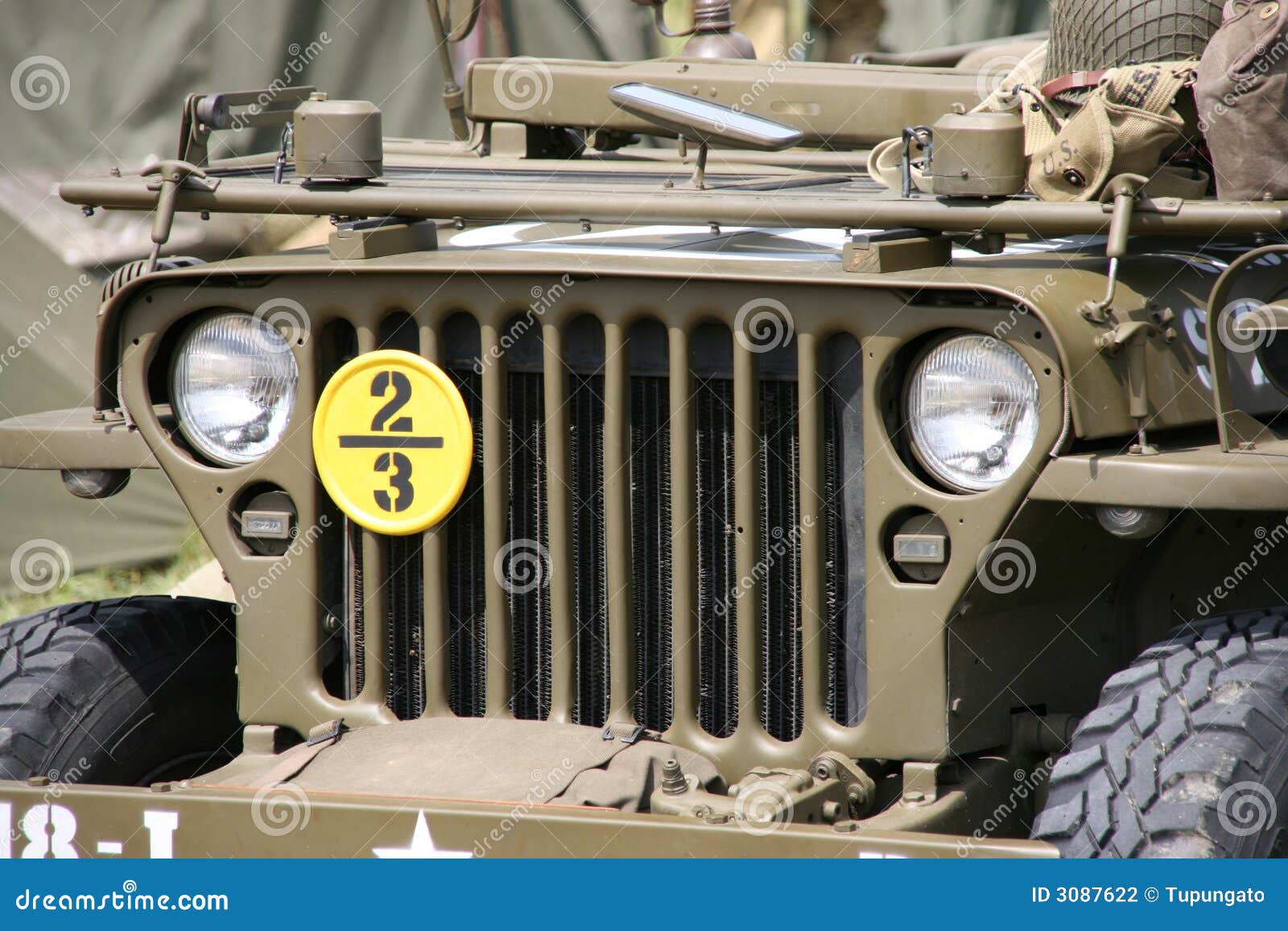 American Willys Jeep stock photo. Image of base, military - 3087622