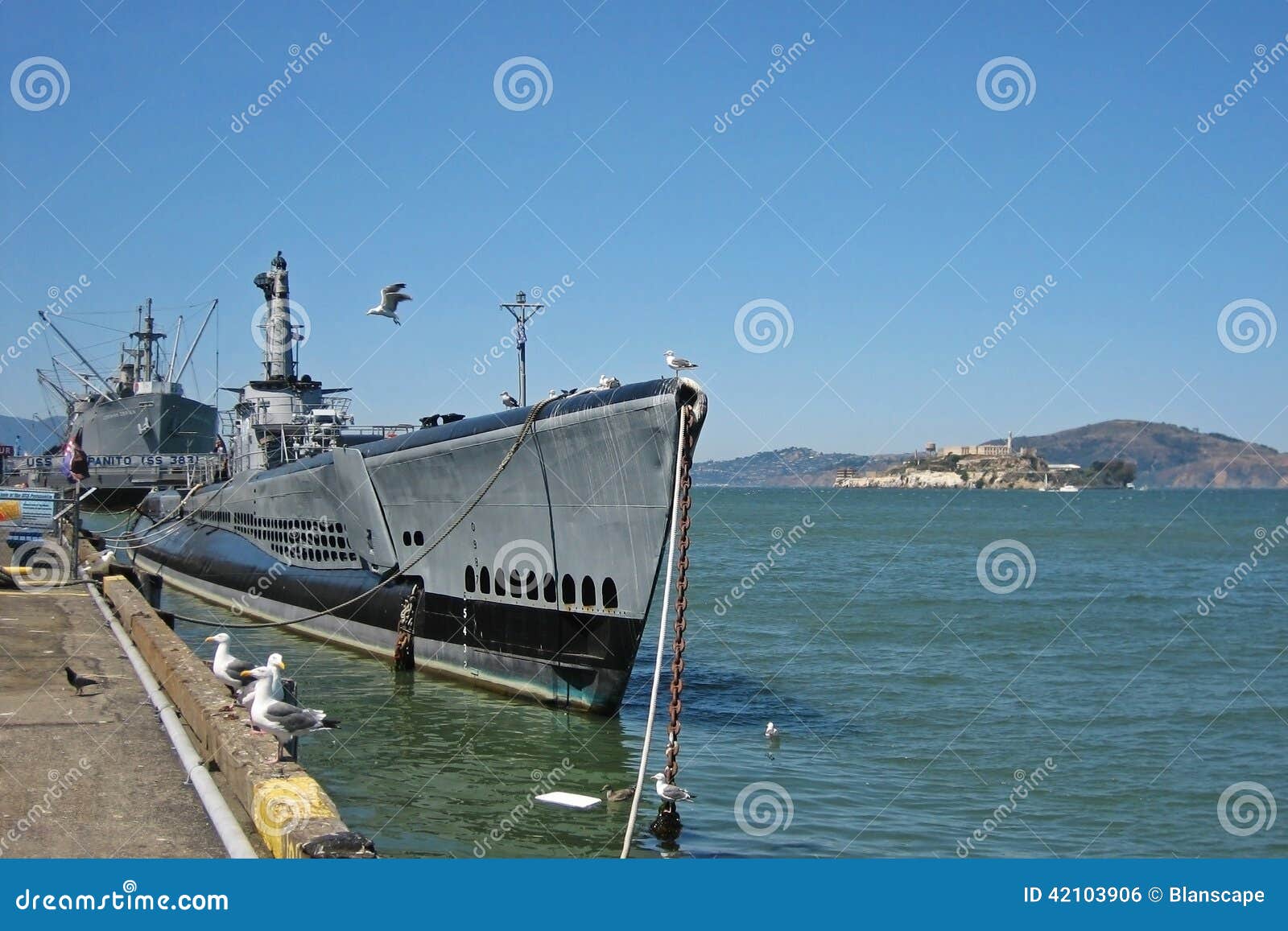 Amerikaanse Onderzeeër in San Francisco Stock Foto - Image of ...