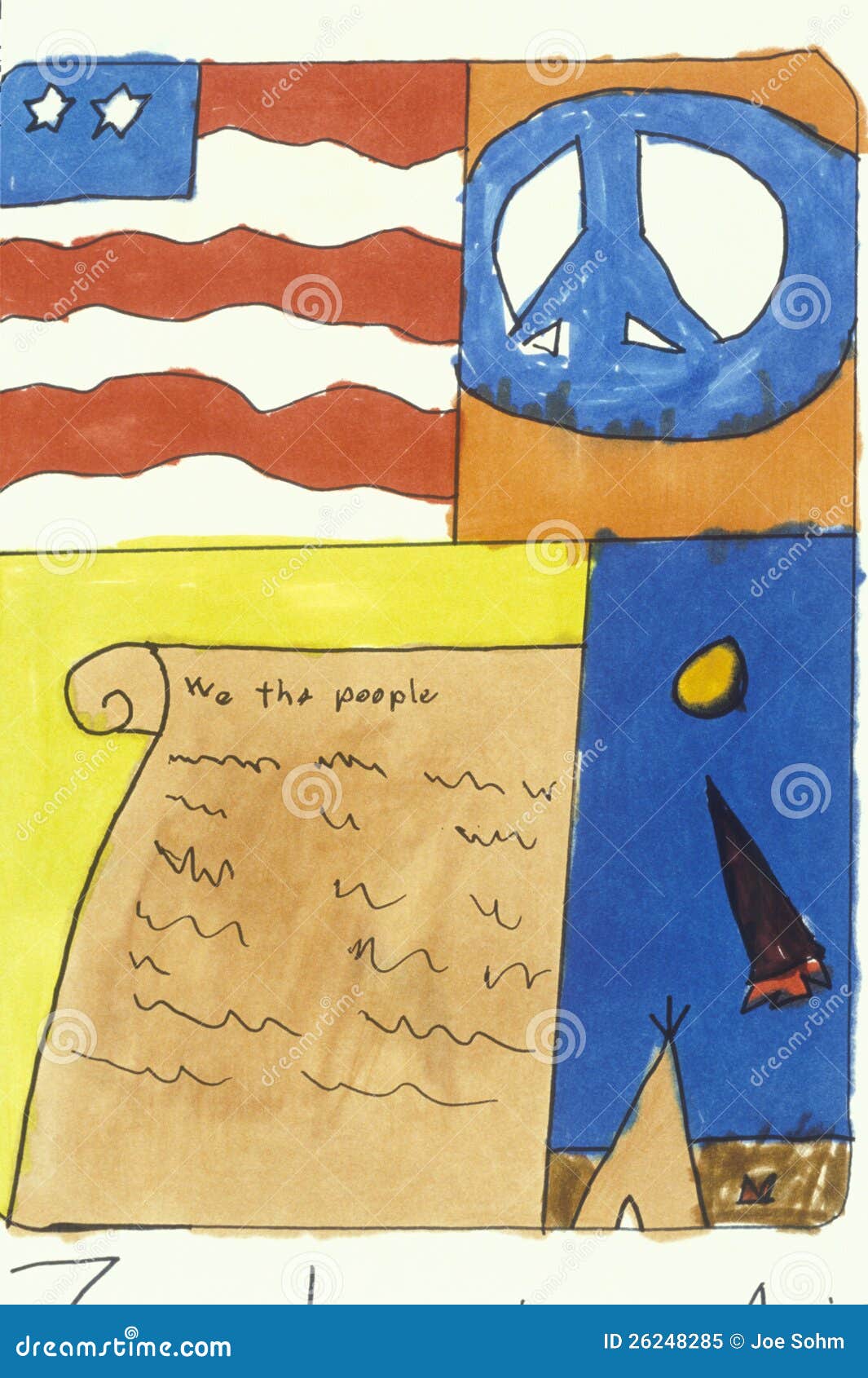 Amerikansymboler av frihet redaktionell foto. Illustration av bild ...