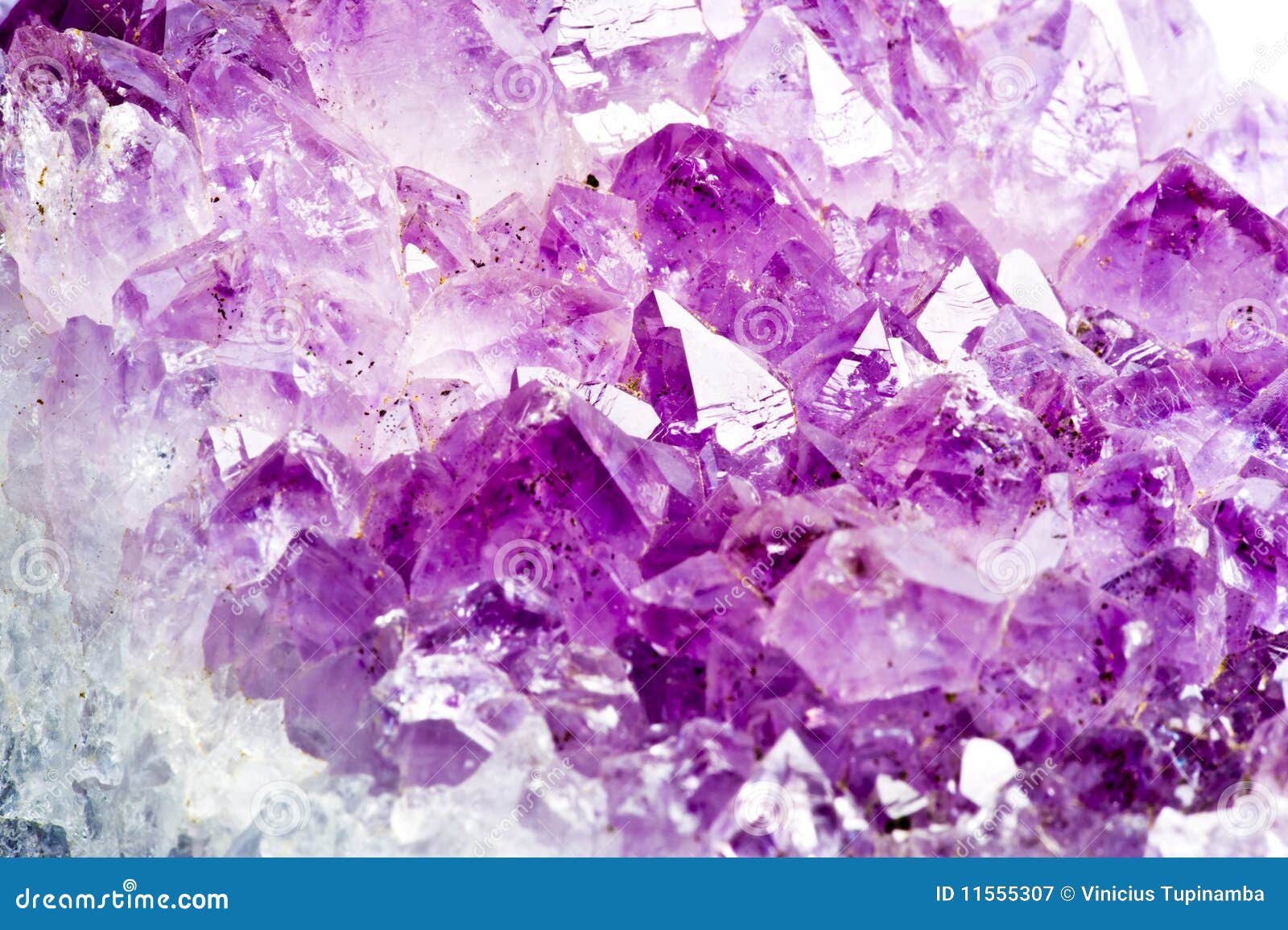 Amethyst stock image. Image of detail, polished, transparent - 11555307