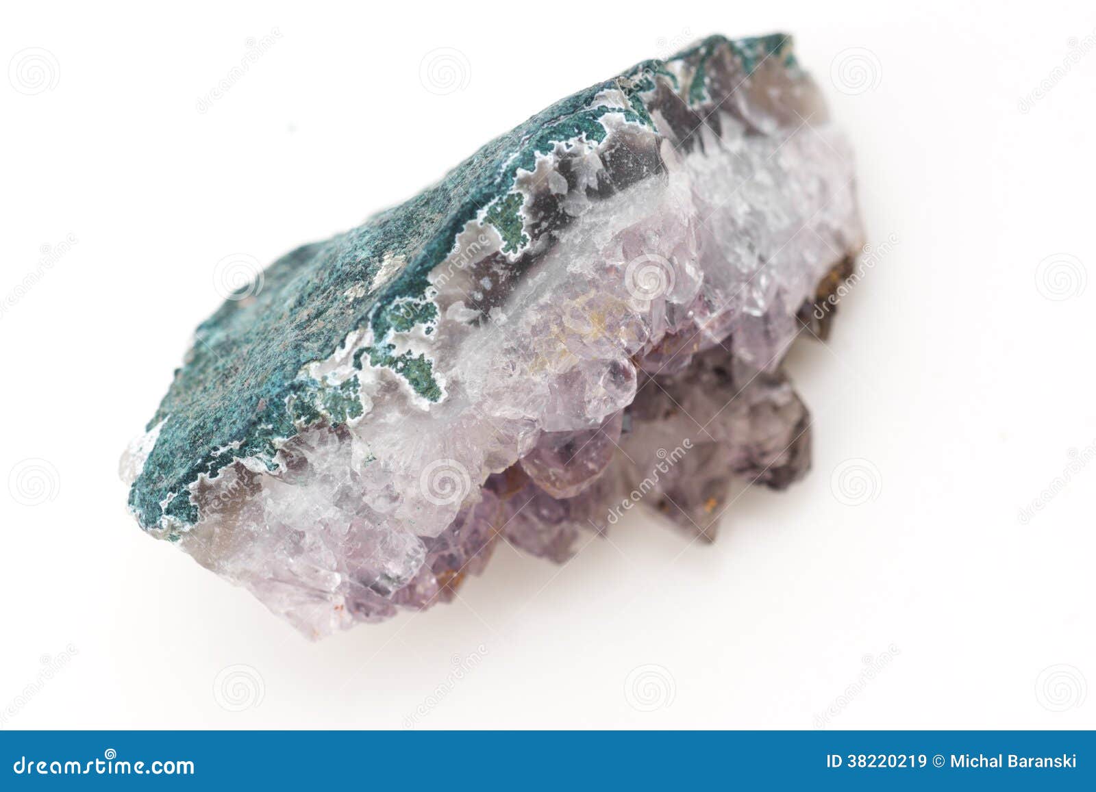 Amethyst stock image. Image of macro, mineralogy, white - 38220219