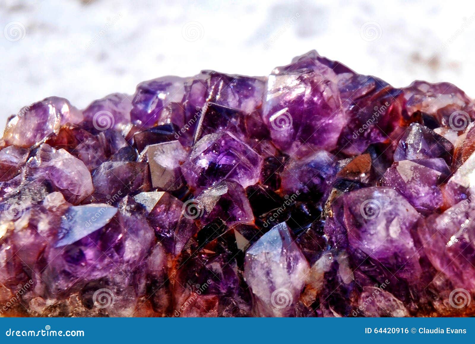 Amethyst stockfoto. Bild von amethyst, purpurrot, violett - 64420916