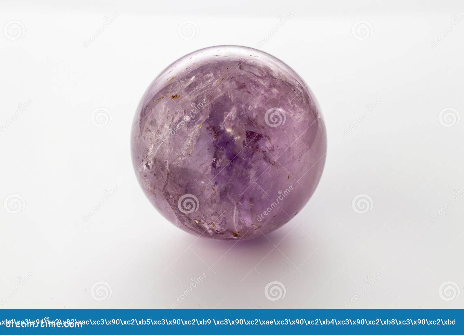 Crystal ball amethyst. stock photo. Image of natural - 207441376