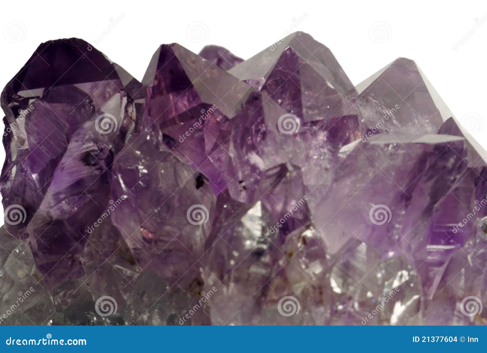 Amethyst closeup isolated stock photo. Image of nature - 21377604
