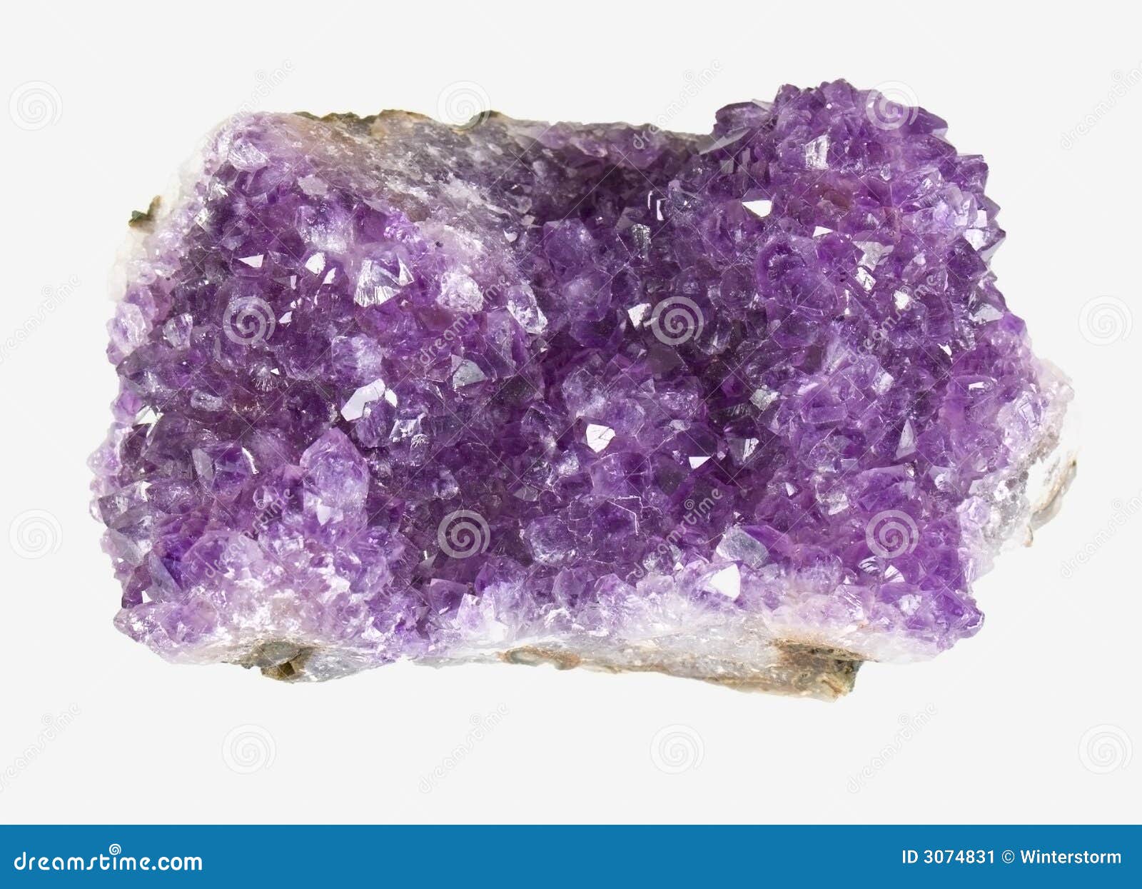 Amethyst Cluster stock image. Image of crystal, rock, stone - 3074831