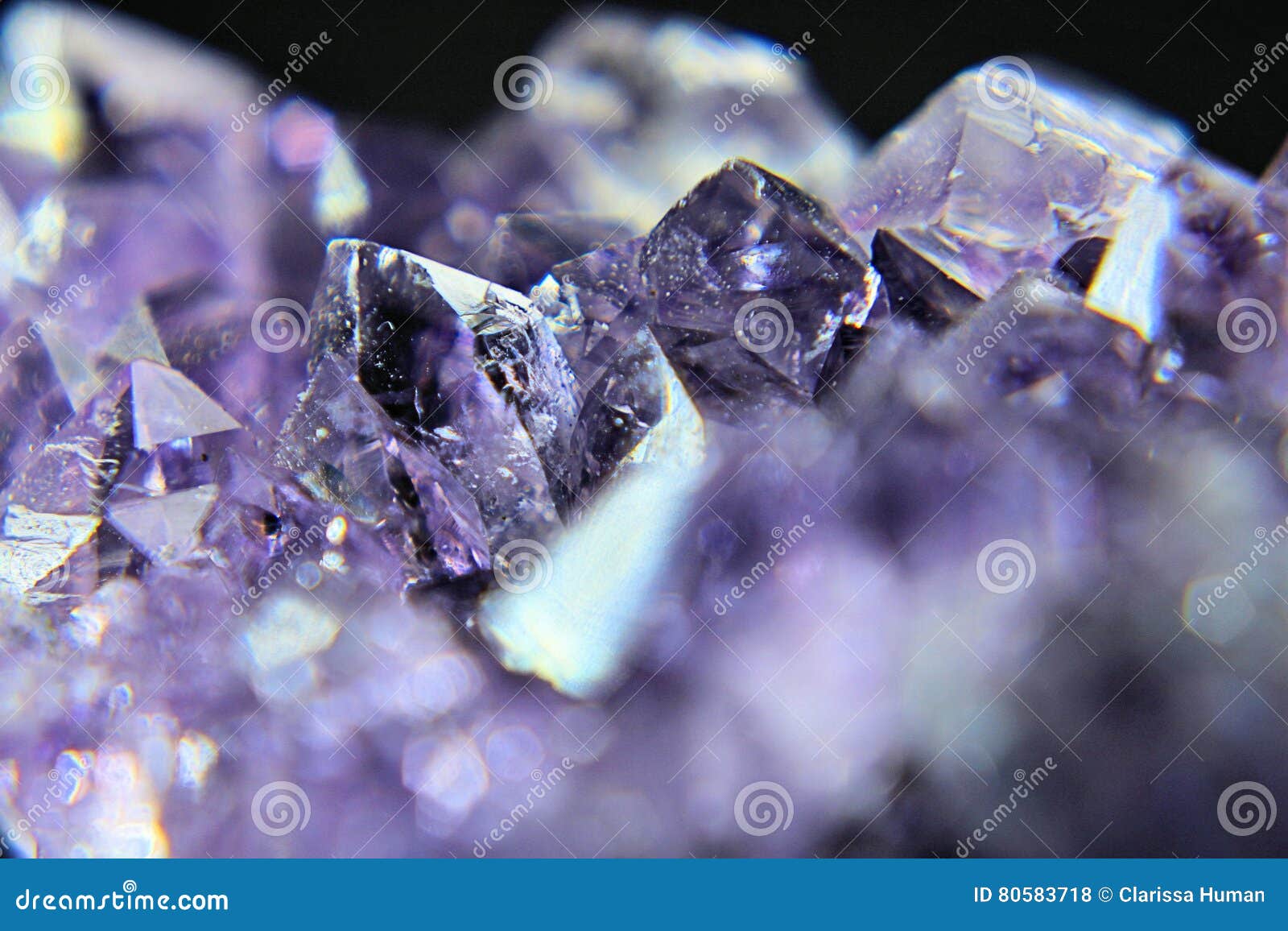 Amethyst cluster stock photo. Image of minerals, crystal - 80583718