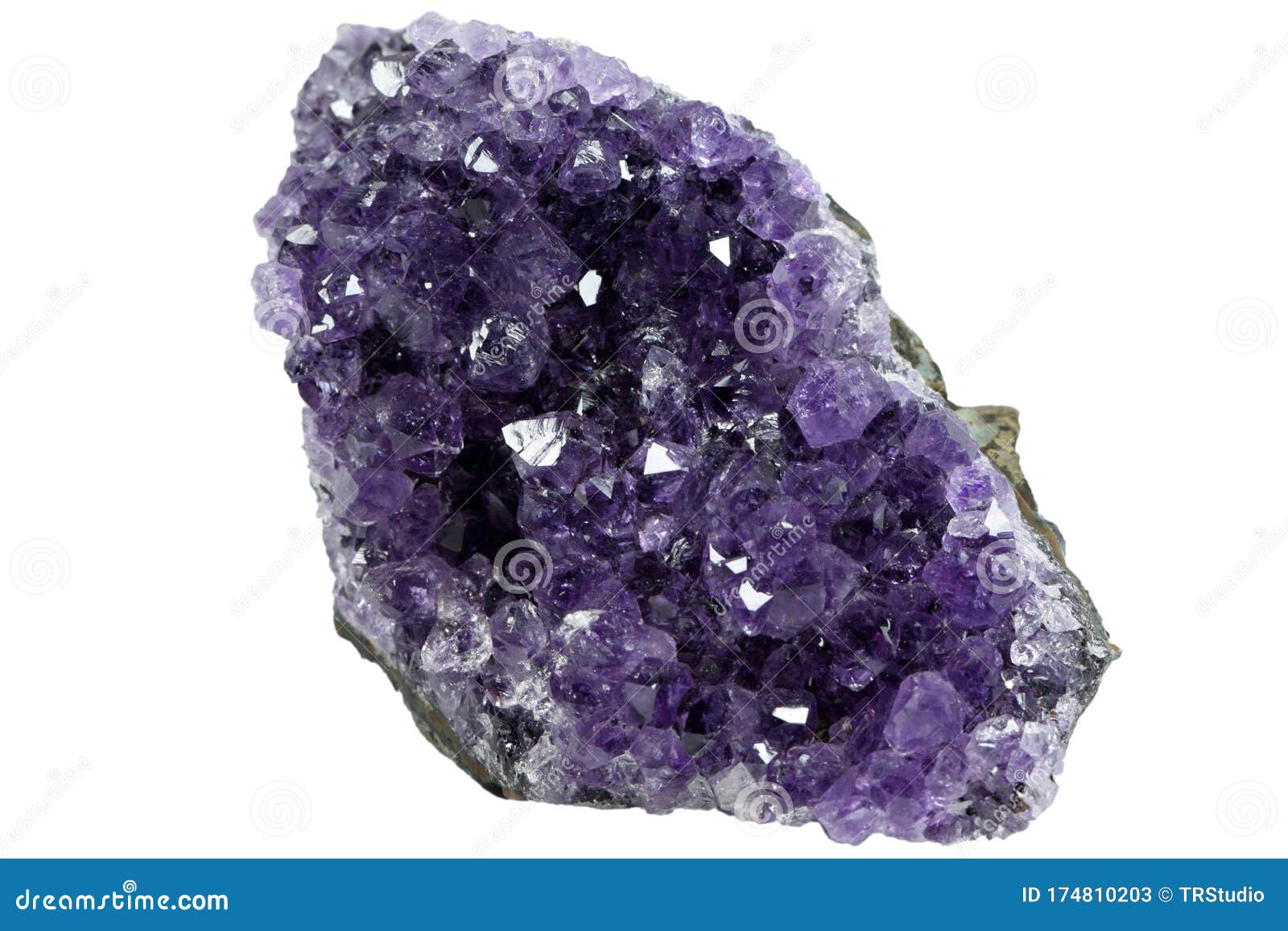 Amethyst Cluster Closeup stock image. Image of color - 174810203