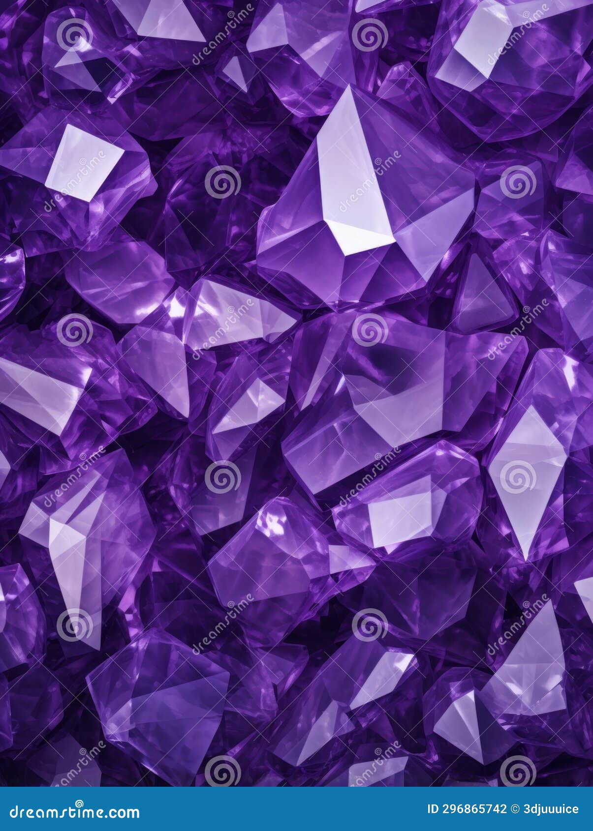 Amethyst Crystal Creative Abstract Geometric Texture. Stock ...