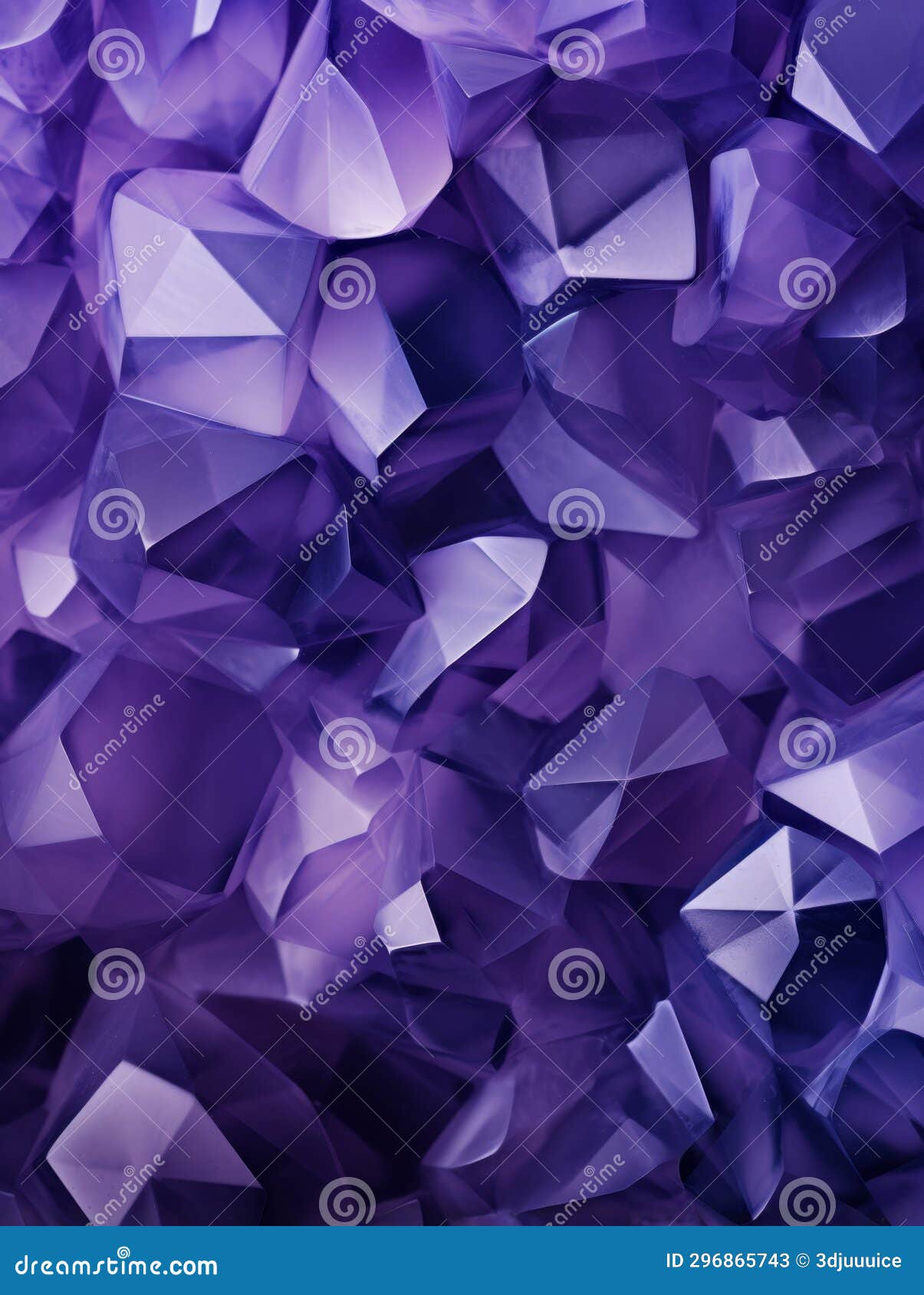 Amethyst Crystal Creative Abstract Geometric Texture. Stock ...