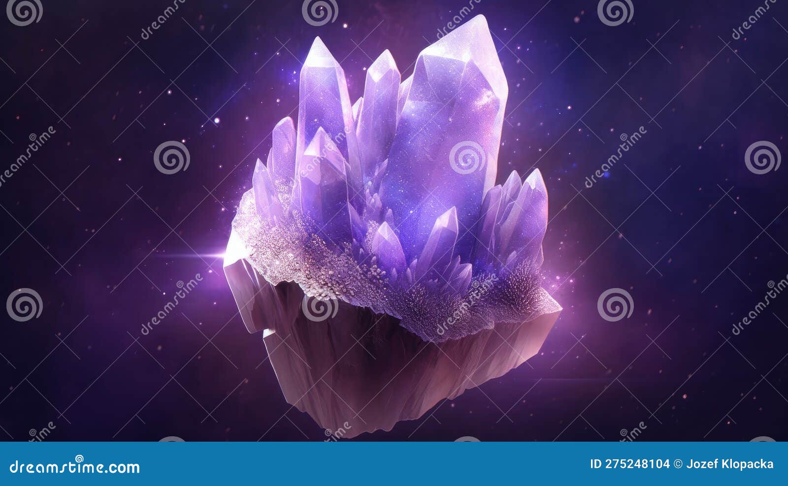 Amethyst Crystal Druse, Beautiful Crystal Background, Generative Ai ...
