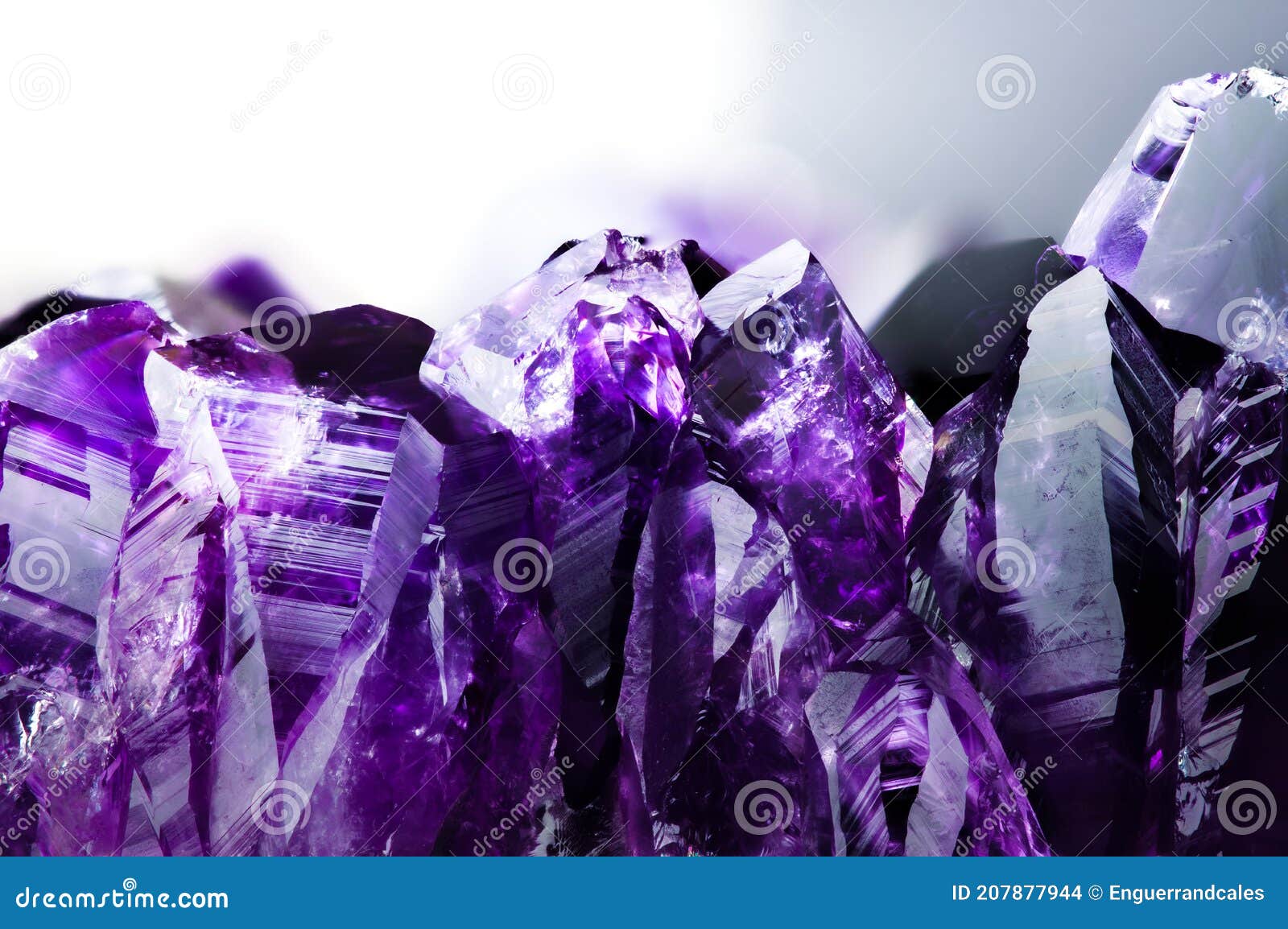 Amethyst crystals geode stock photo. Image of jewel - 207877944