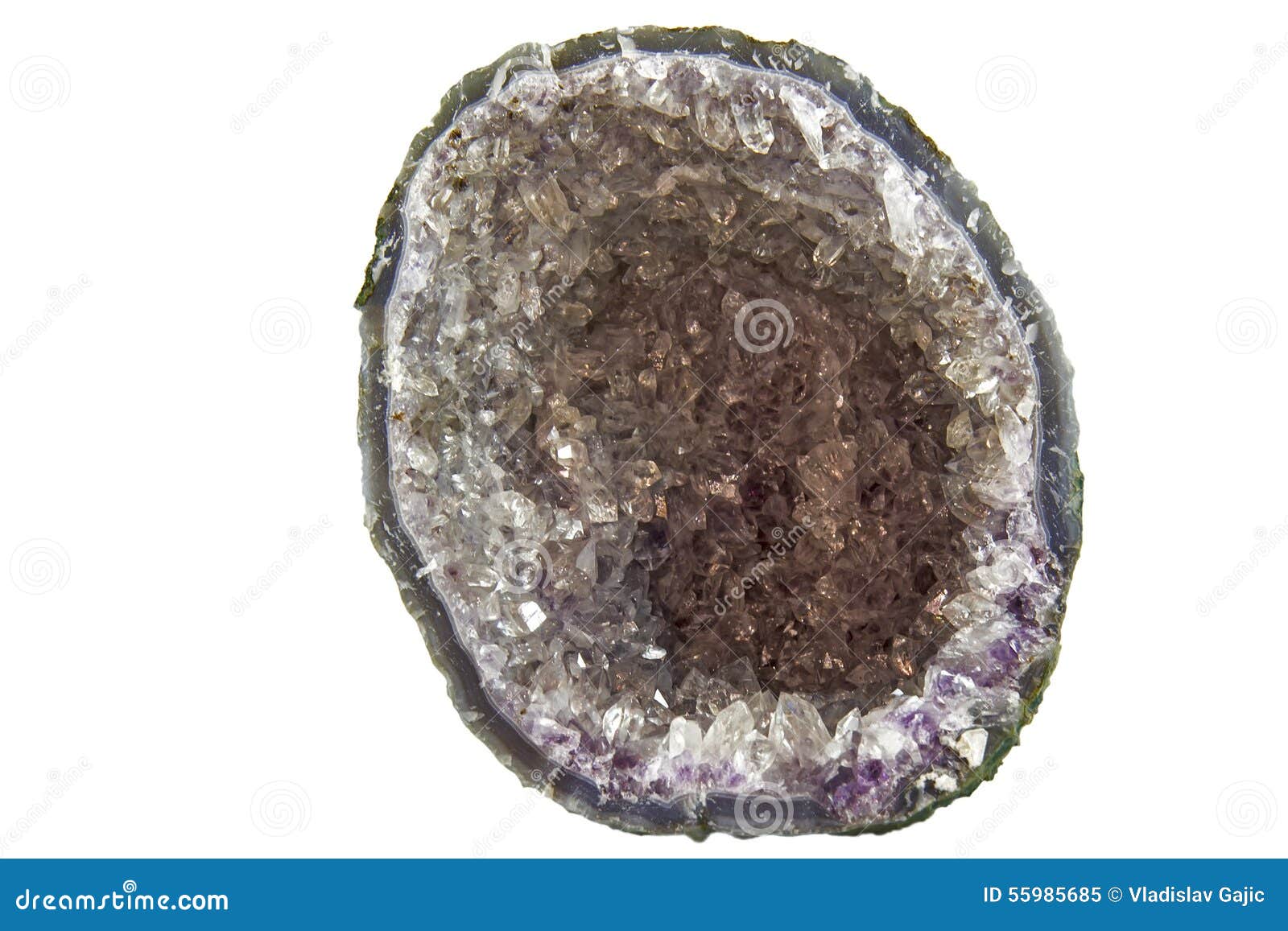 Amethyst geode stock image. Image of geological, brazilian - 55985685