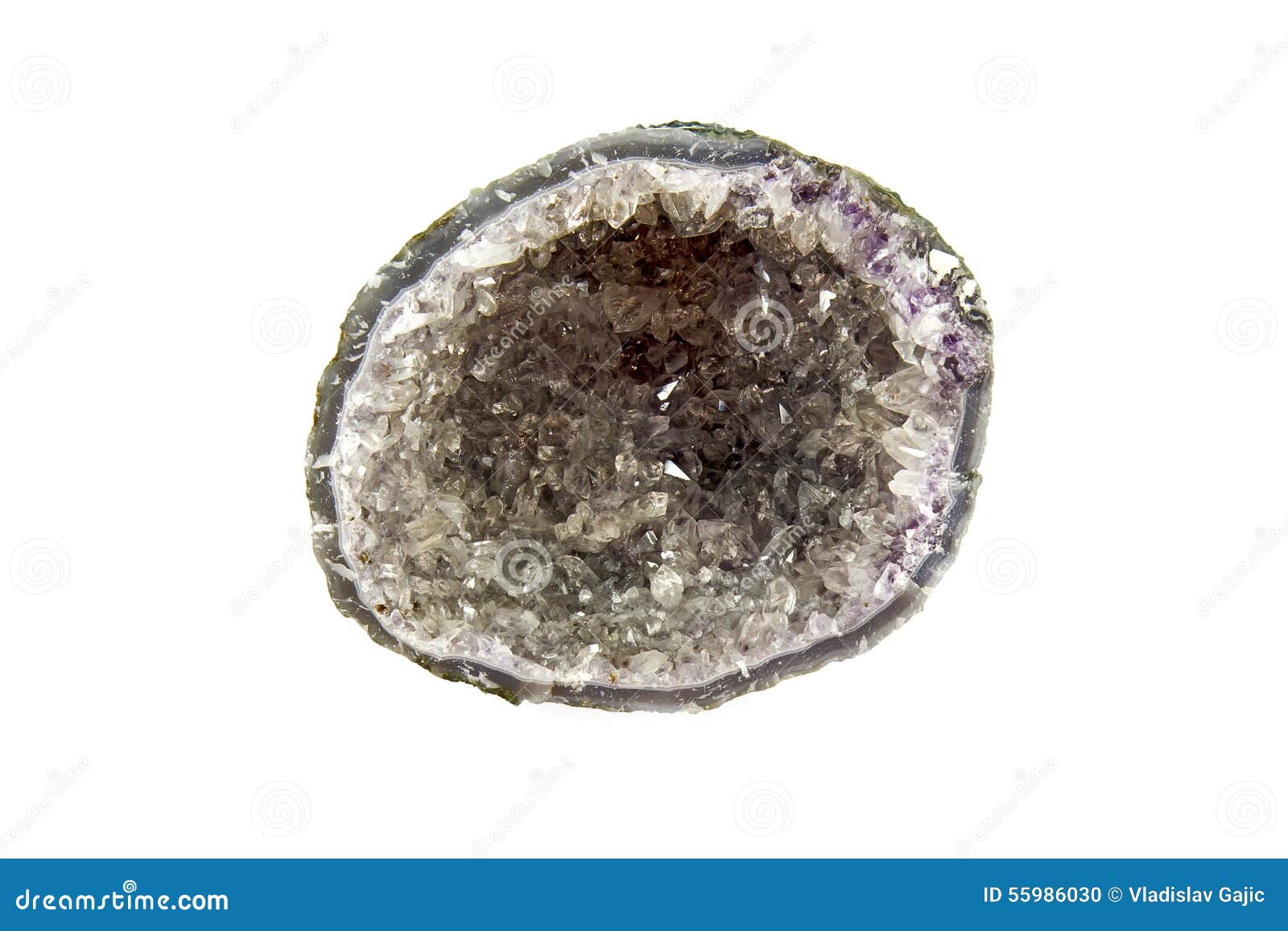 Amethyst geode stock photo. Image of background, hard - 55986030