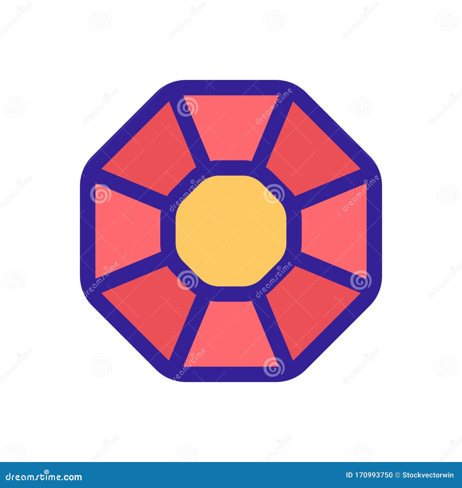 Amethyst Icon Vector. Isolated Contour Symbol Illustration Stock Vector ...