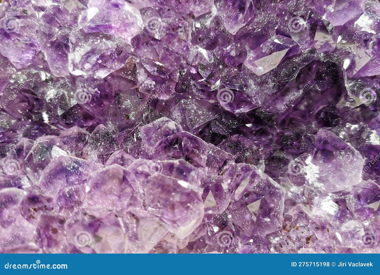 Amethyst mineral texture stock photo. Image of structure - 275715198