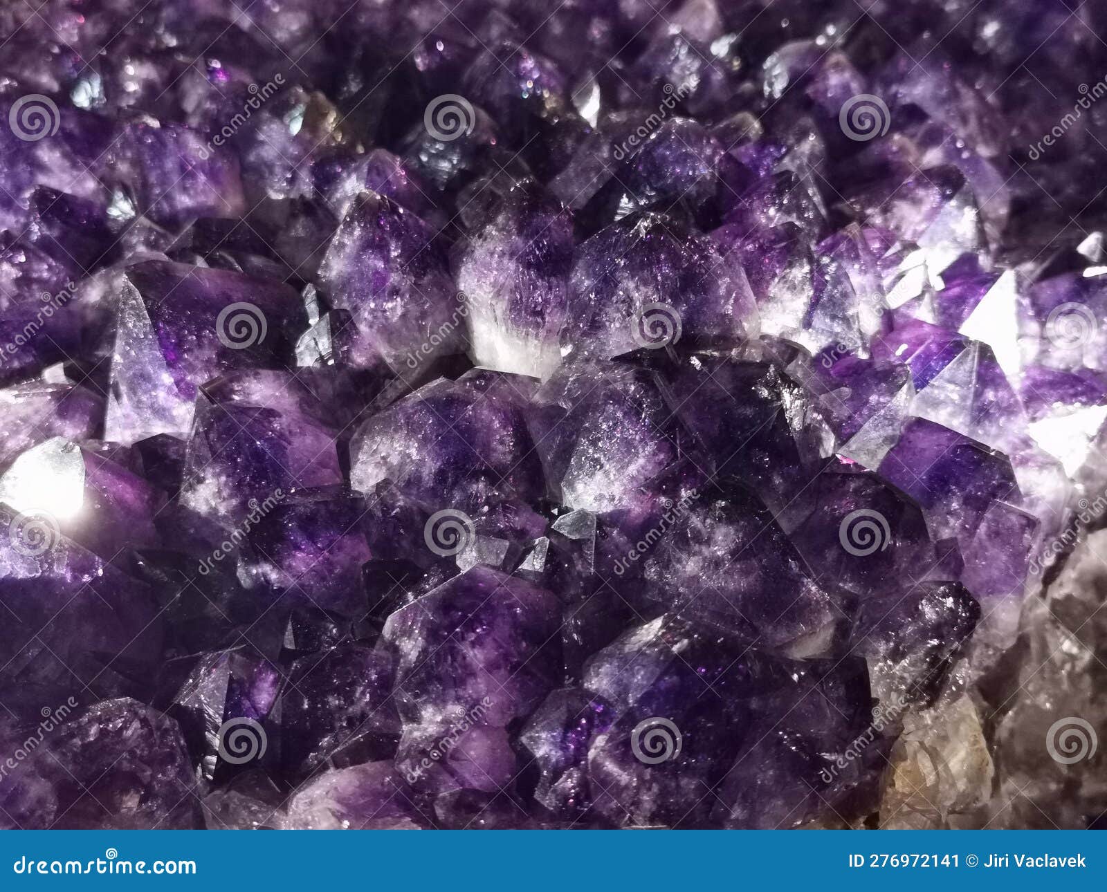 Amethyst mineral texture stock image. Image of mineral - 276972141