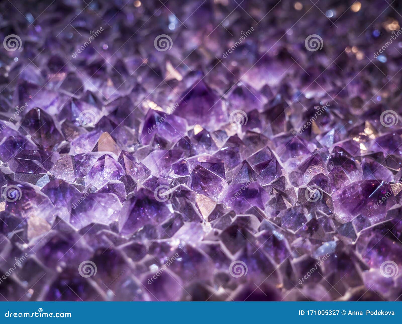 Amethyst Purple Crystal Geode Inside Crystals. Stock Image - Image of ...