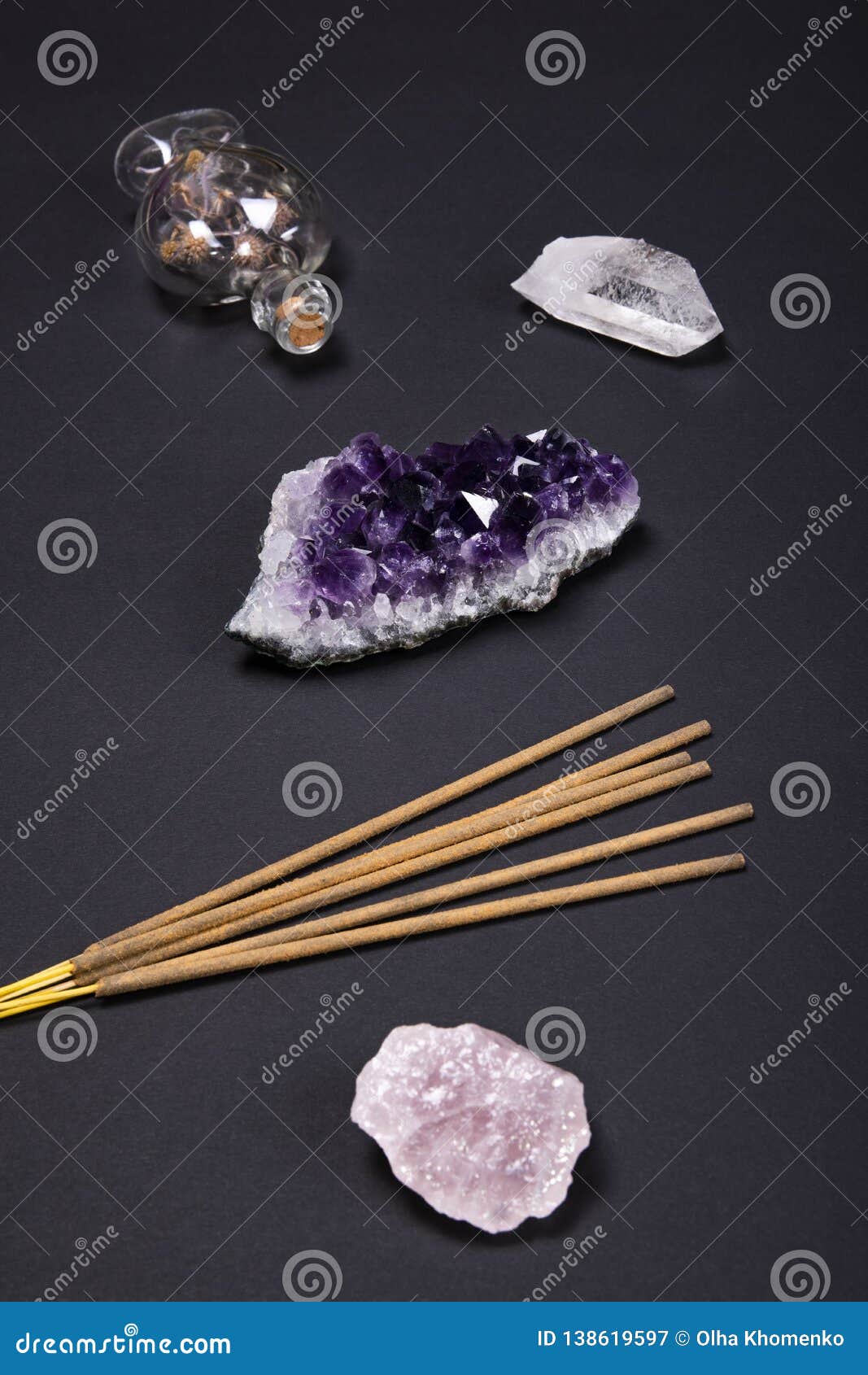 Composition Of Esoteric Objects, Used For Healing And Fortune-telling ...