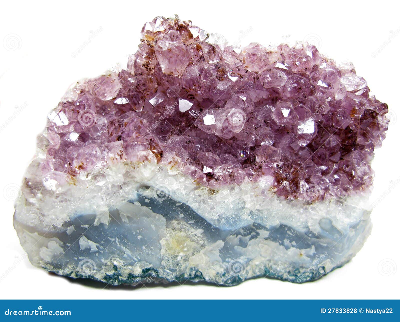 Amethyst Quartz Geode Geological Crystals Stock Photo - Image of ...