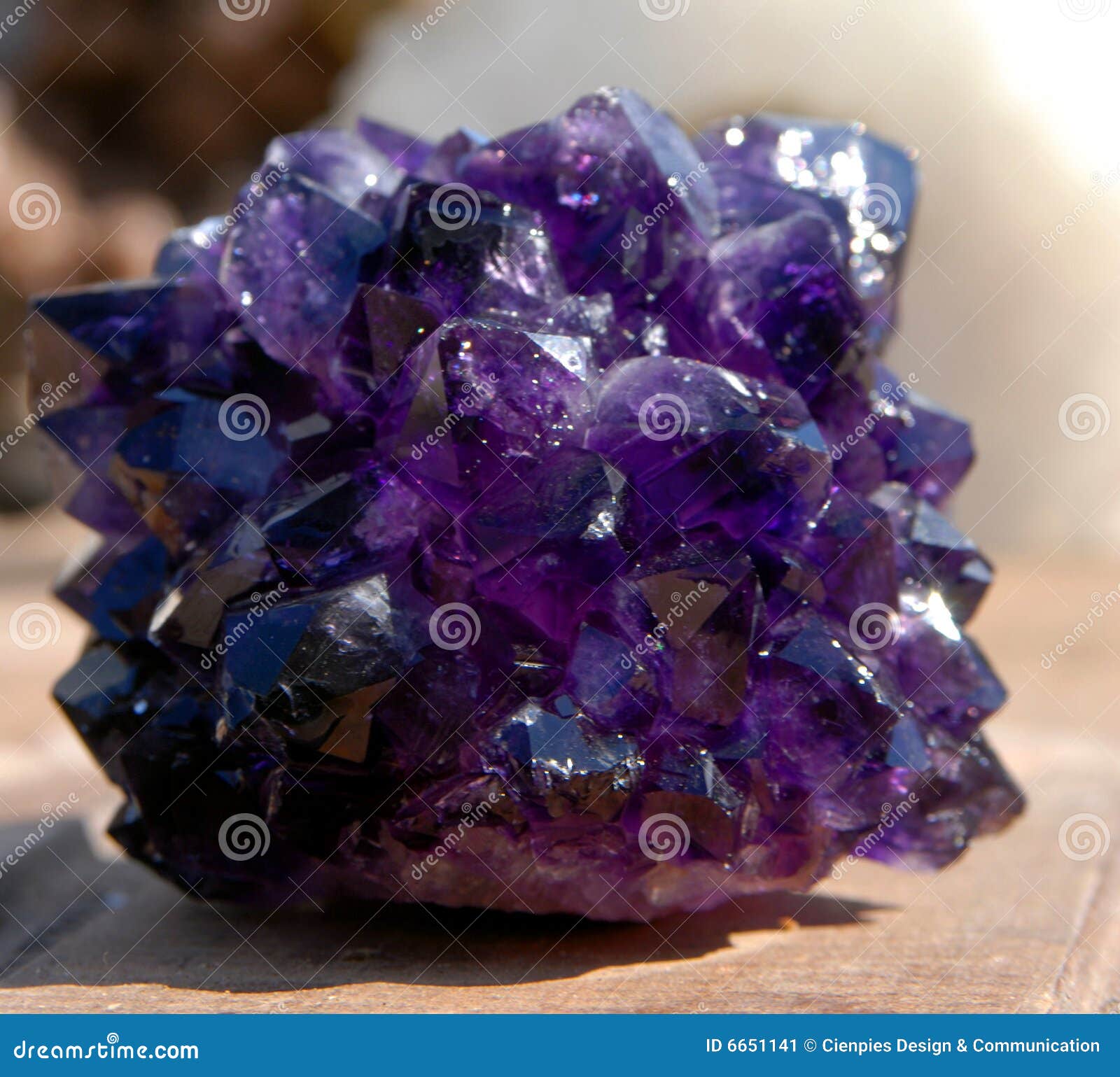 Amethyst stone close stock image. Image of rock, structure - 6651141