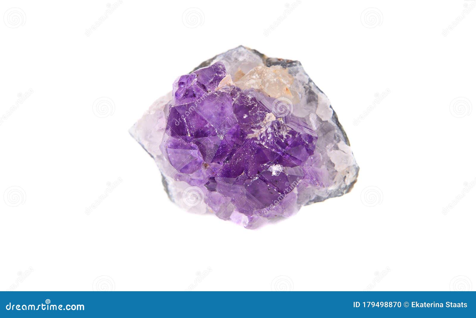 Amethyst on the white stock photo. Image of colorful - 179498870