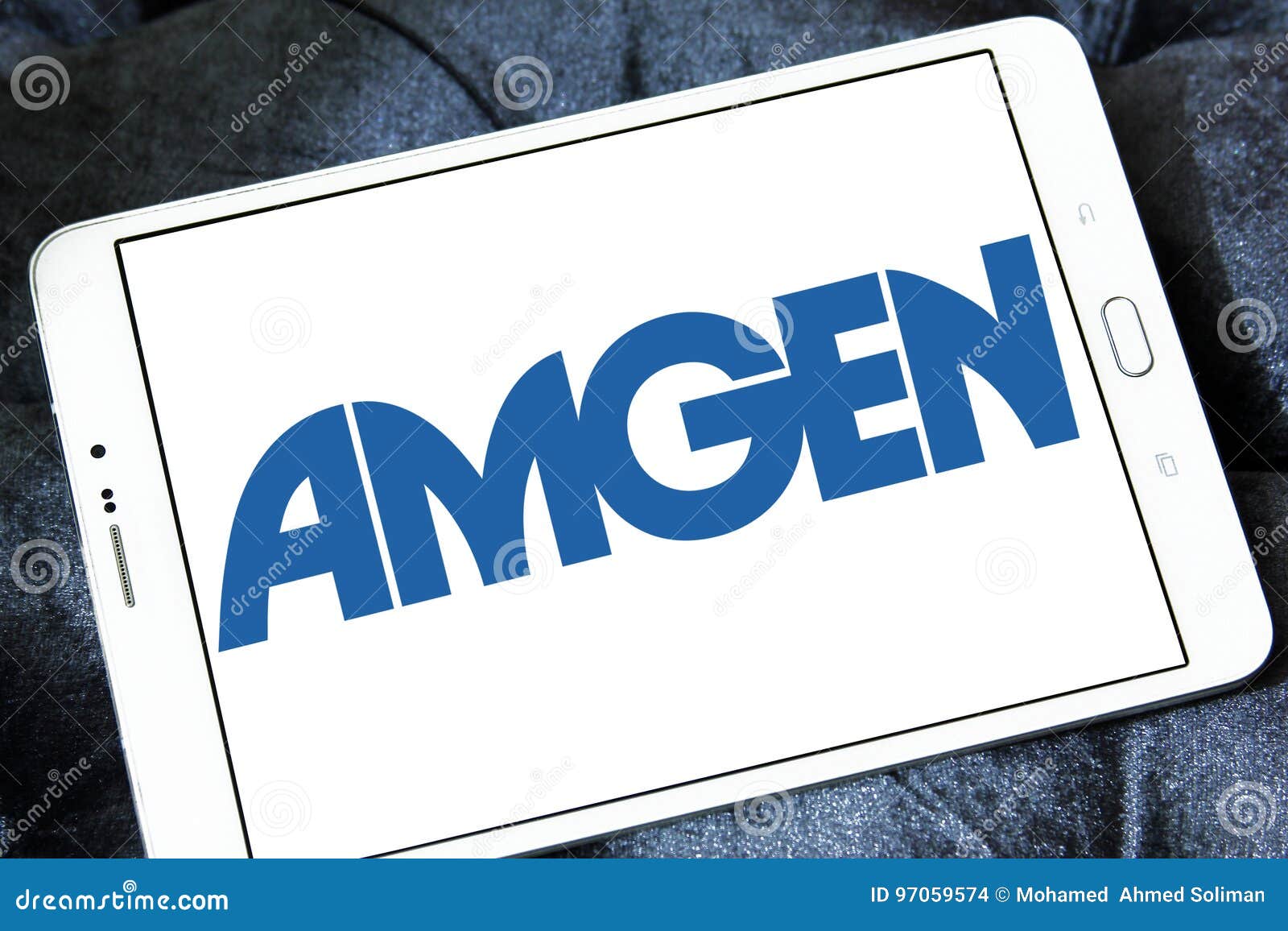 Amgen Pharmaceutical Company Logo Editorial Stock Image - Image of ...