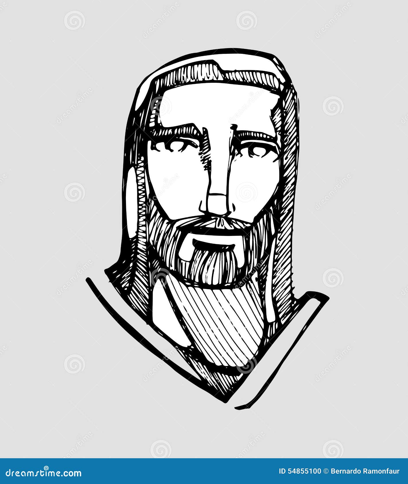 Ami d de Jesus Christ illustration de vecteur. Illustration du sacré ...