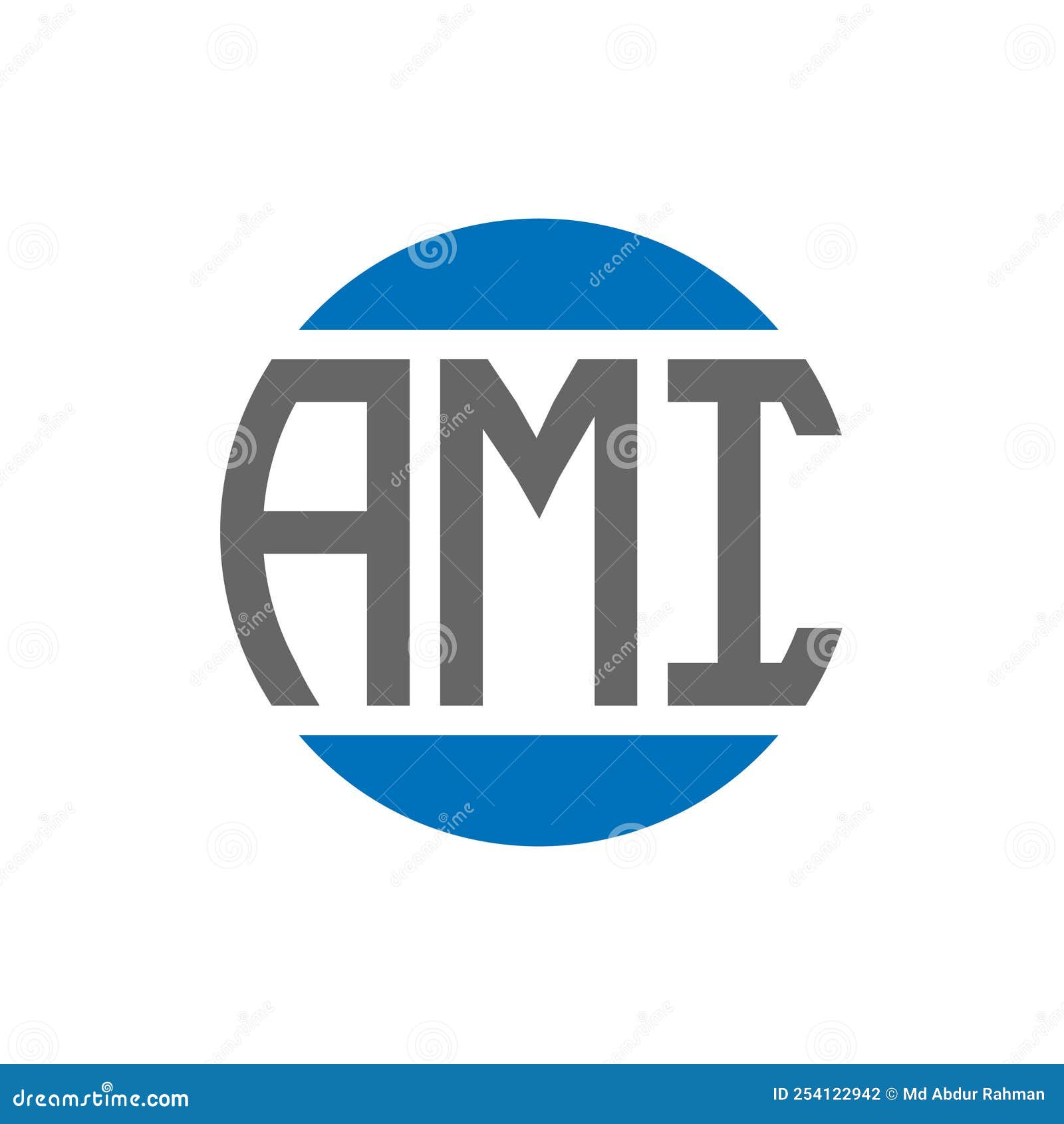 AMI Letter Logo Design on White Background. AMI Creative Initials ...