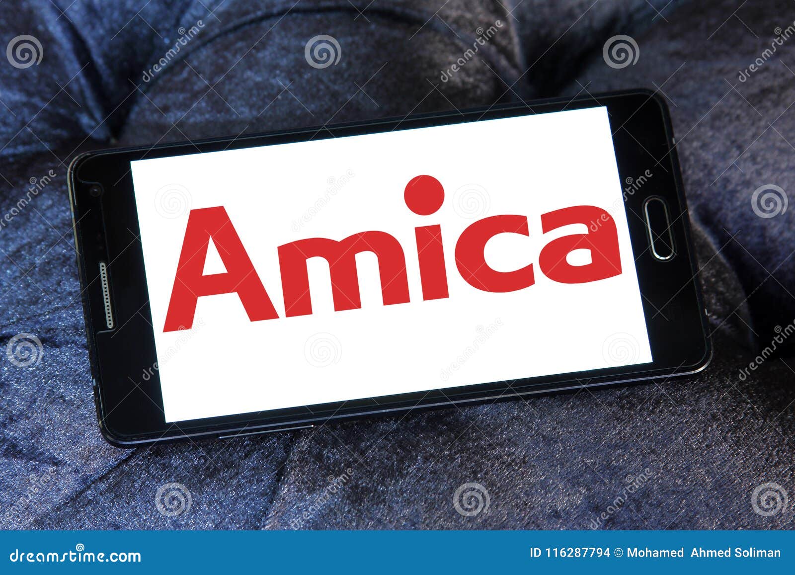 Amica firmy logo obraz stock editorial. Obraz złożonej z producent ...