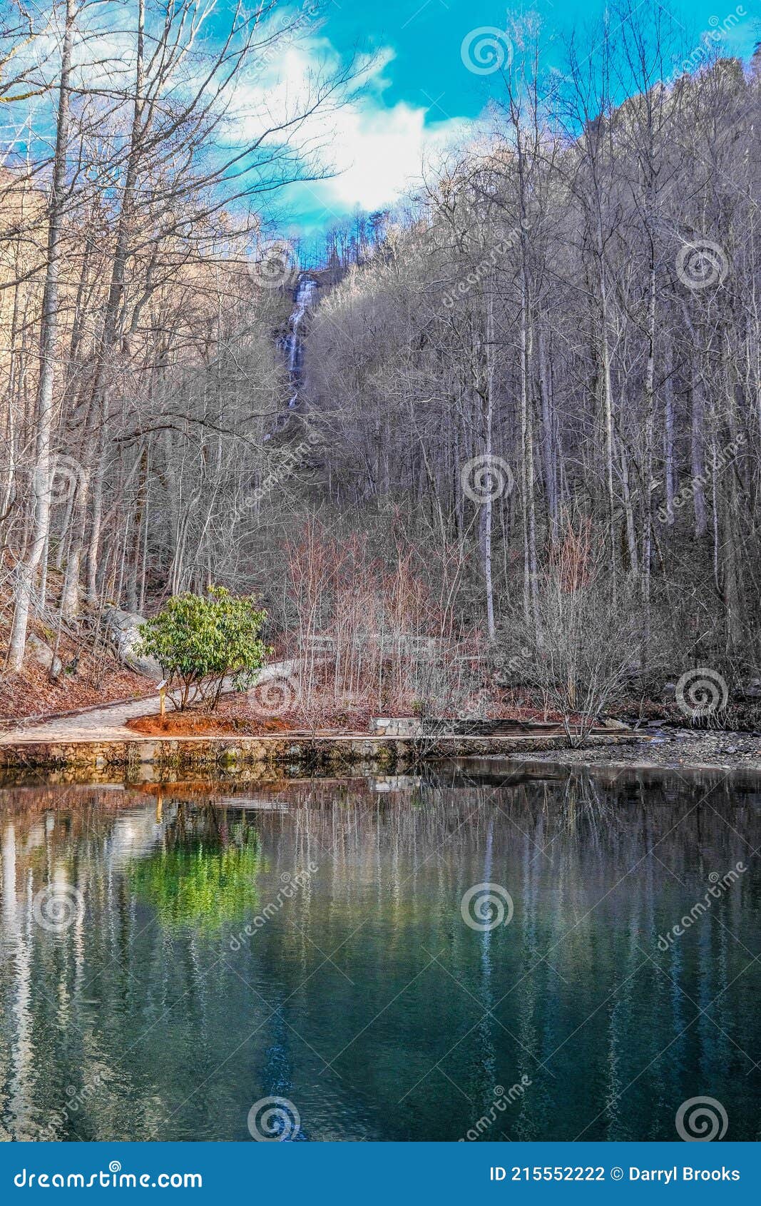 Amicalola Falls in the Distance Stock Photo - Image of state, mountains ...