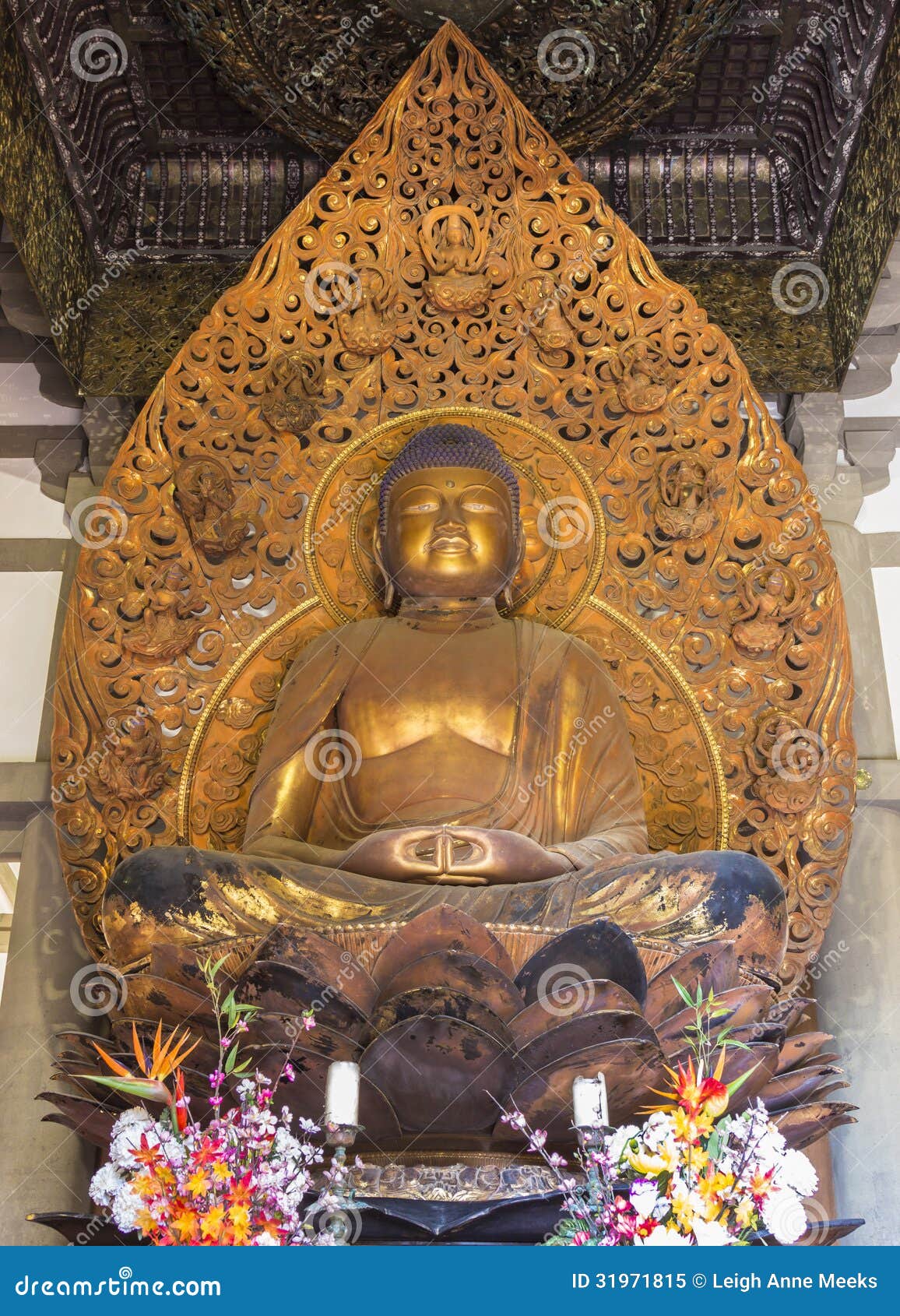 Amida stock afbeelding. Image of gezicht, goud, boedha - 31971815