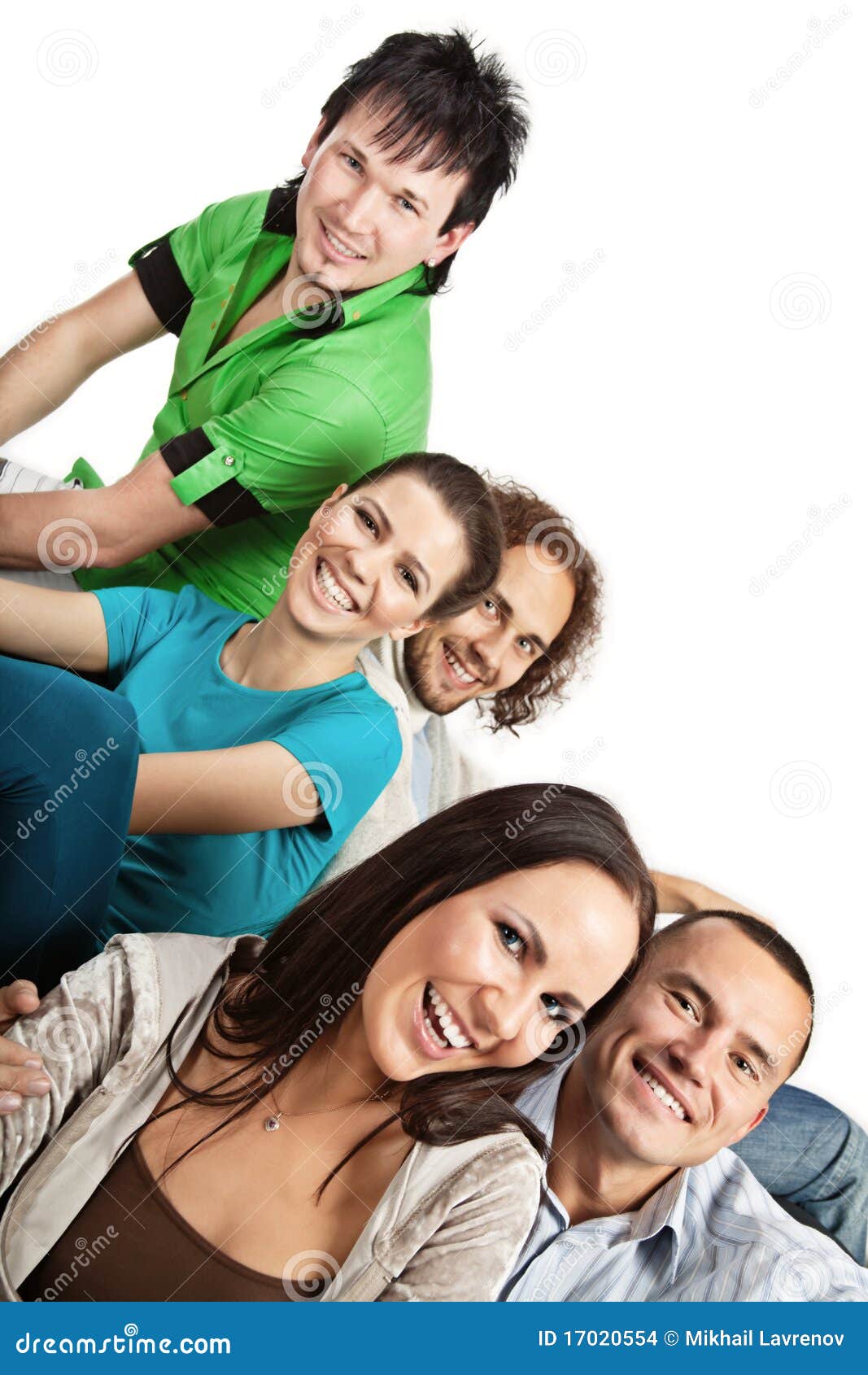 Amigos felices foto de archivo. Imagen de sentada, feliz - 17020554